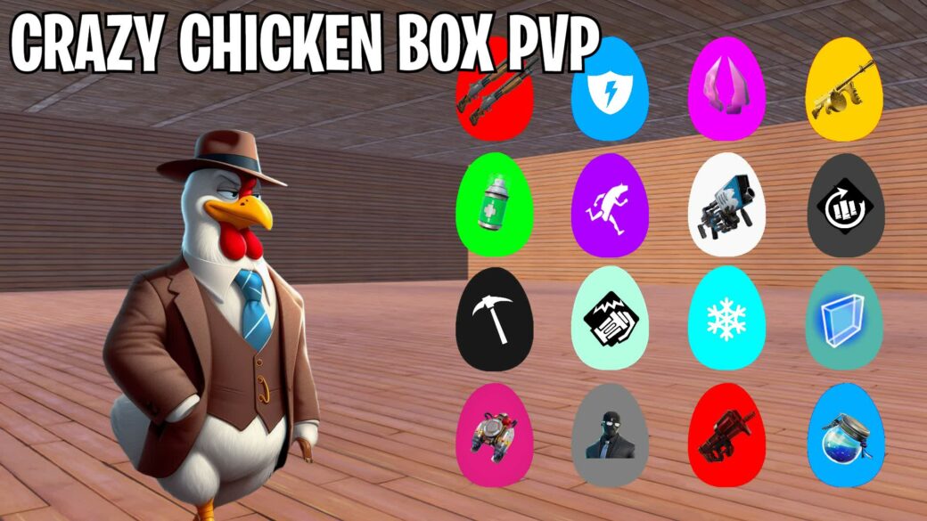 🐔 CRAZY CHICKEN BOXFIGHTS 📦 [ painless ] – Fortnite Creative Map Code