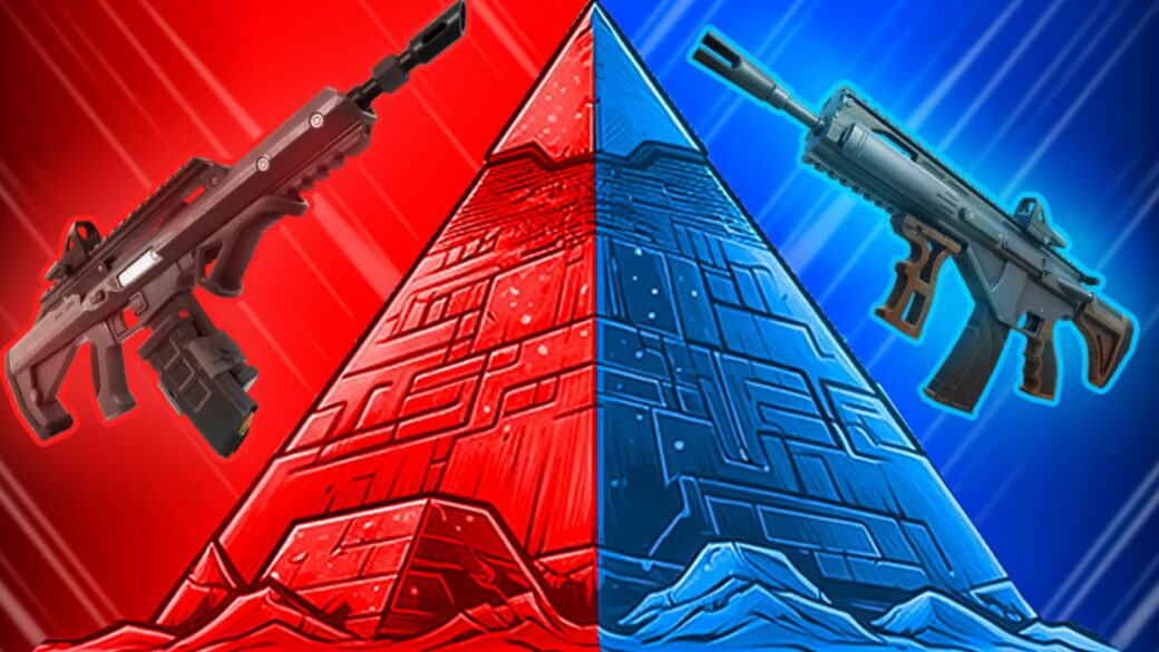 🧟‍♂️PYRAMID RED VS BLUE 🔴🔵 [ mavrck ] – Fortnite Creative Map Code