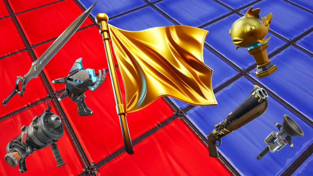 🔴🔵RED VS BLUE - 🚩Capture The Flag🚩 [ rvus ] – Fortnite Creative Map Code