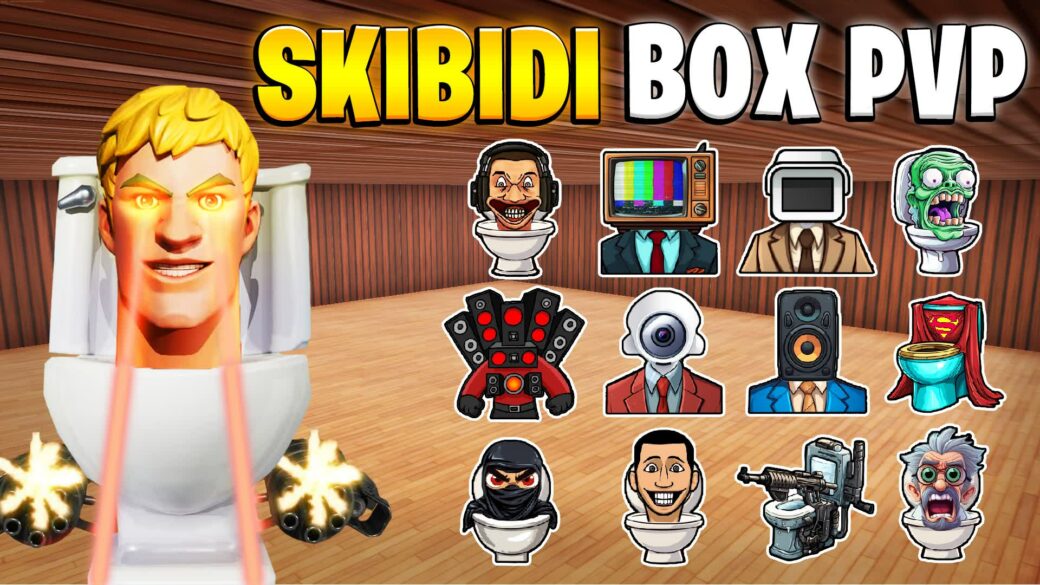 🚽SKIBIDI BOX PVP📦 [ lafowl ] – Fortnite Creative Map Code