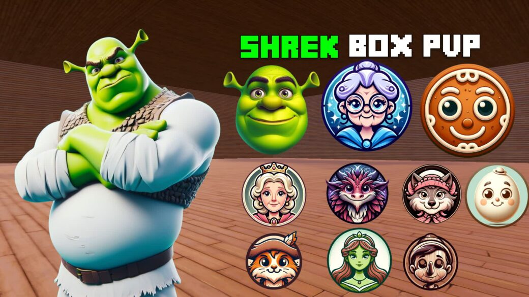 SHREK BOX PVP 📦 [ cifs ] – Fortnite Creative Map Code