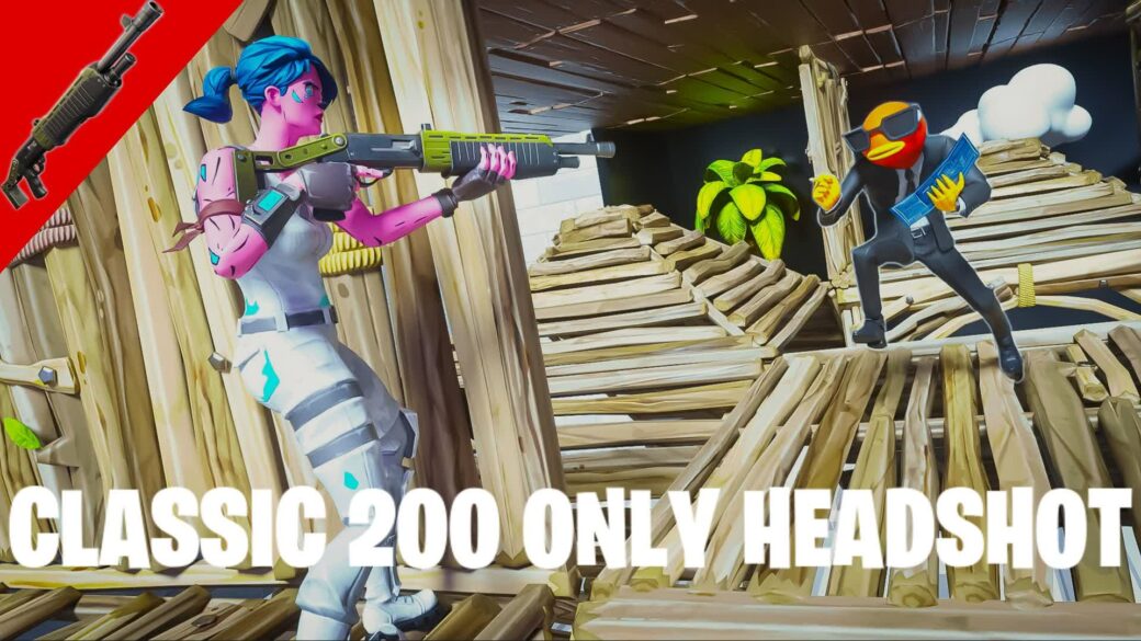 200 ONLY HEADSHOT (PUMP) [ lu984 ] – Fortnite Creative Map Code