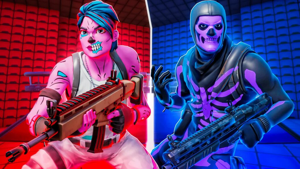 GODLY RED VS BLUE 🔴🔵 [ natyrolienne ] – Fortnite Creative Map Code