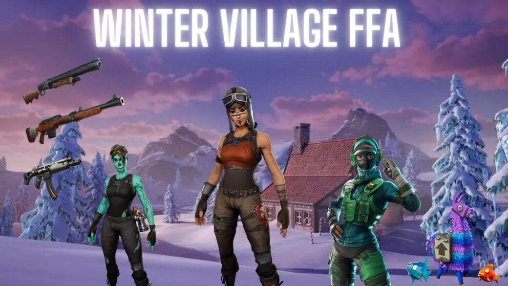 Winter Village FFA [ r03 ] – Fortnite Creative Map Code