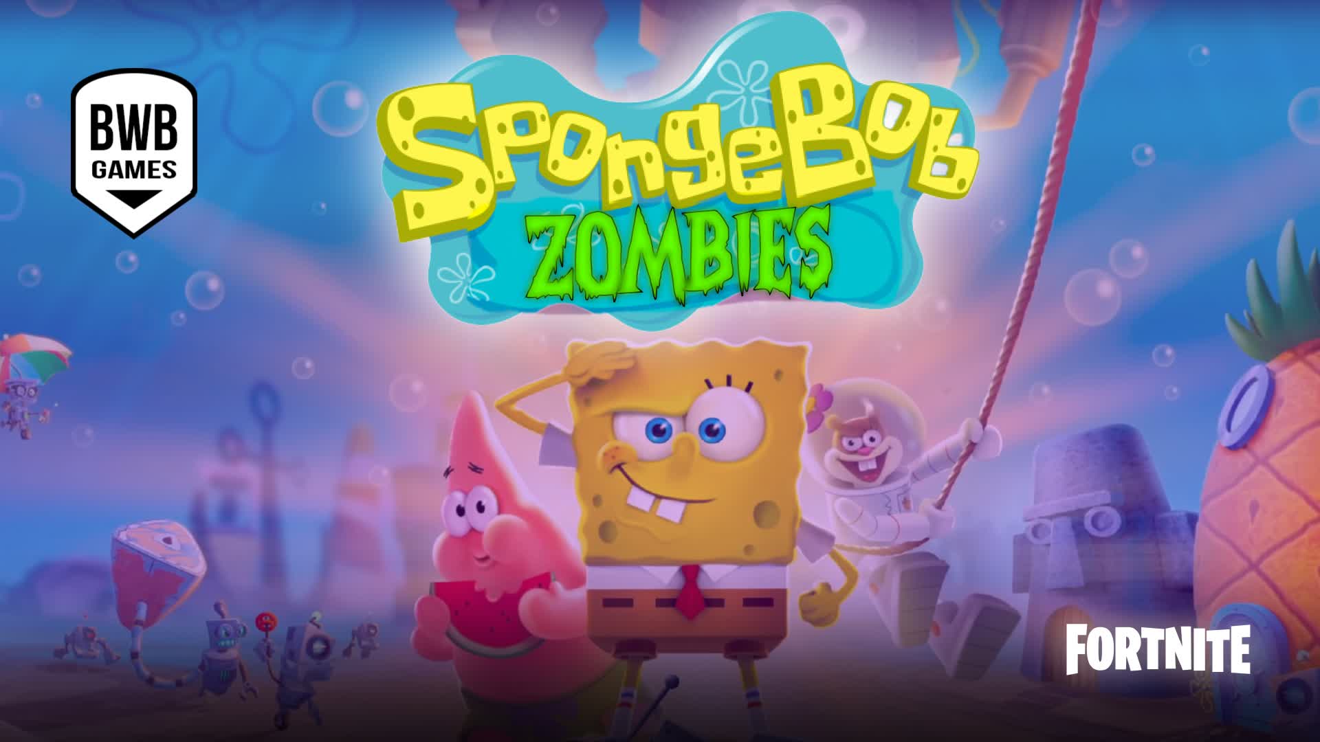 Spongebob Zombies [ thelongnose ] – Fortnite Creative Map Code