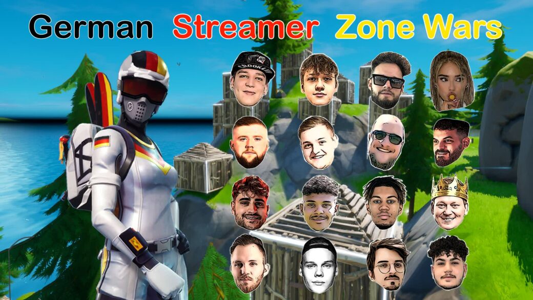 German Streamer Zone Wars🎯 [ oxy.studios ] – Fortnite Creative Map Code