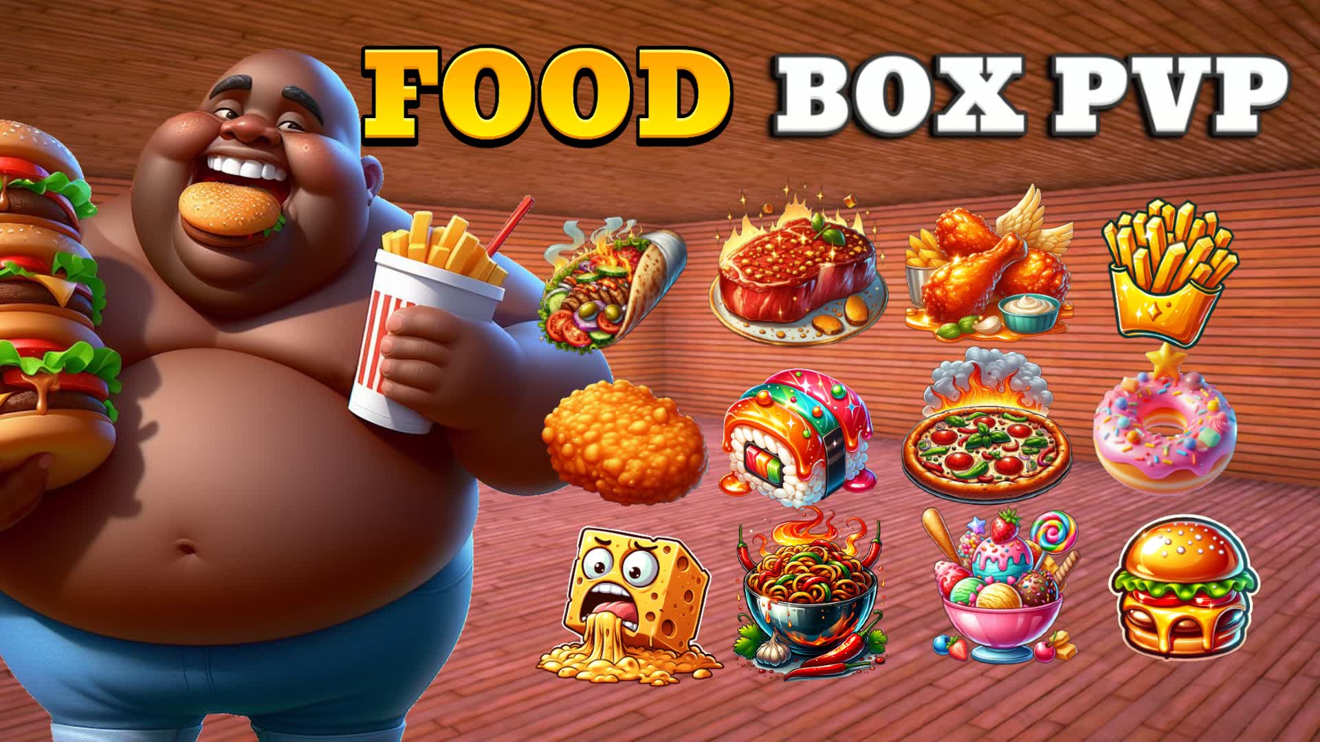 🍕FOOD BOX PVP📦 [ guccigandalf ] – Fortnite Creative Map Code