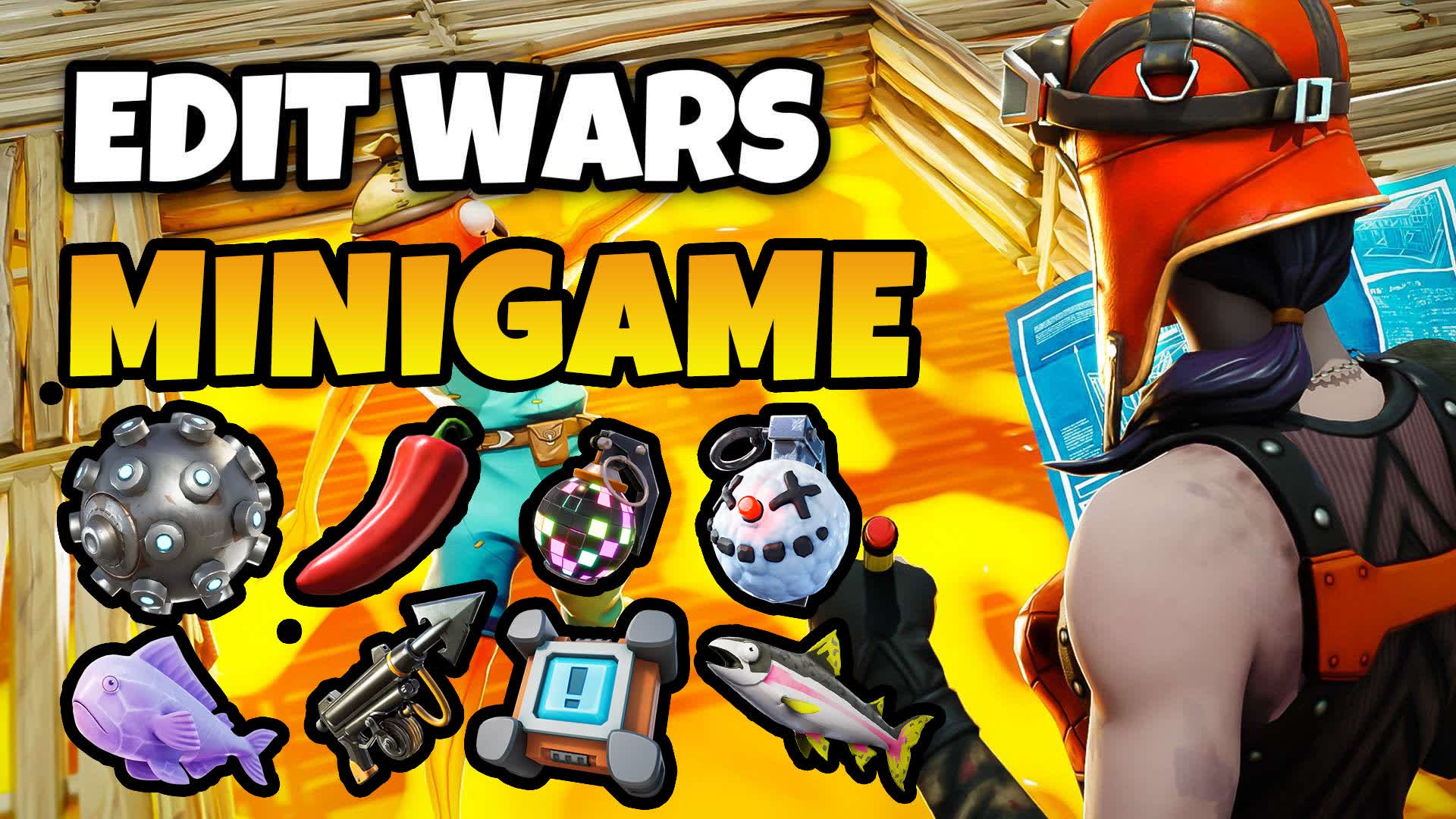 ⭐MINIGAME EDIT WARS 📝 [ plkw ] – Fortnite Creative Map Code