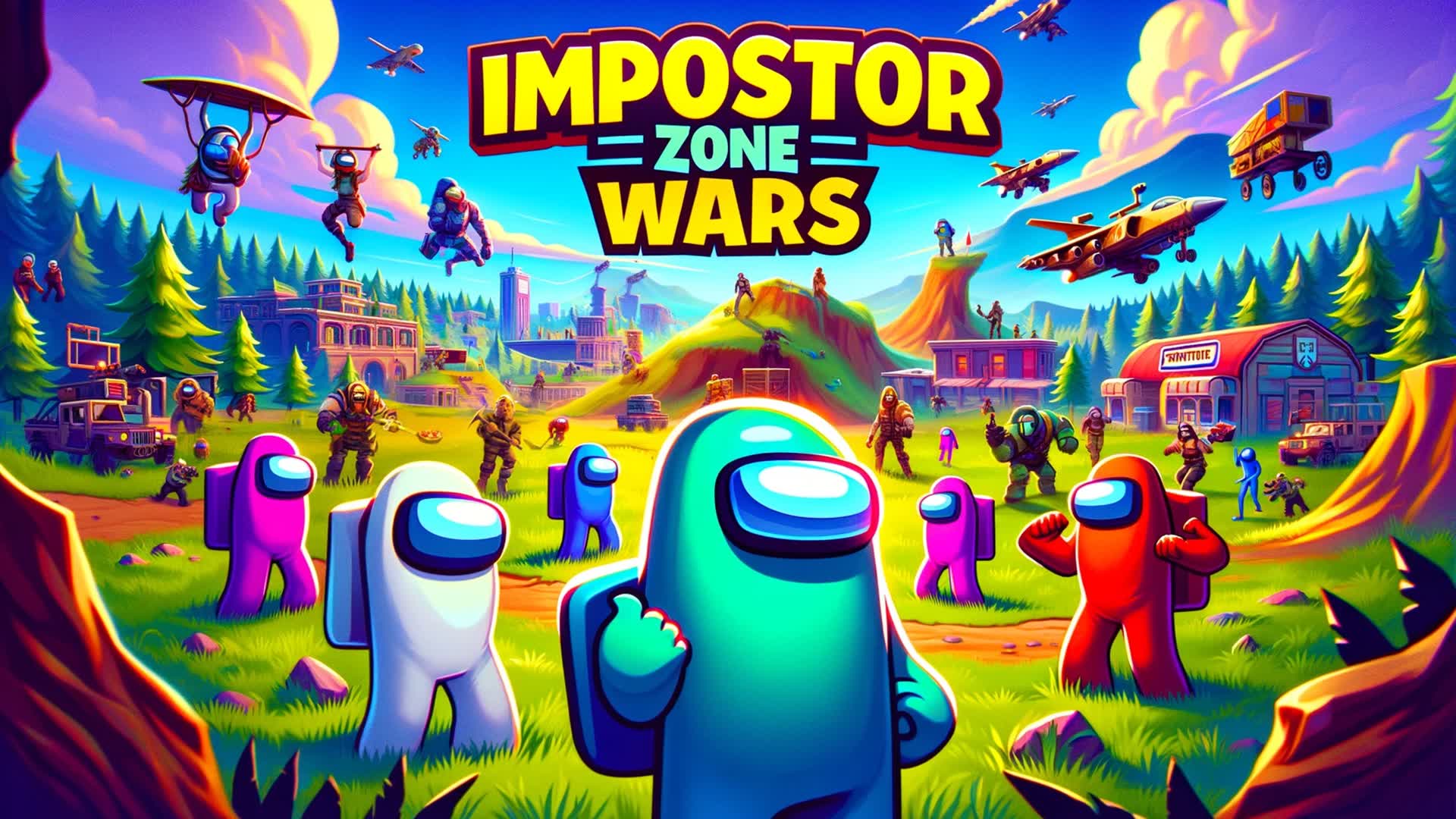 Impostor Zone Wars 🚀 [ arshaun ] – Fortnite Creative Map Code