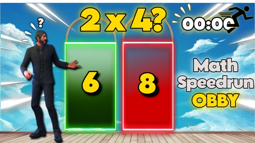 MATH SPEEDRUN OBBY⭐ [ quackfn ] – Fortnite Creative Map Code
