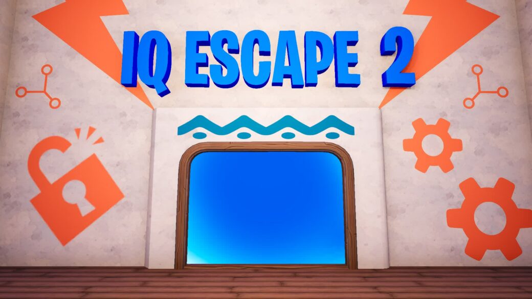 IQ ESCAPE ROOM 2 🧠 [ saintfiji ] – Fortnite Creative Map Code