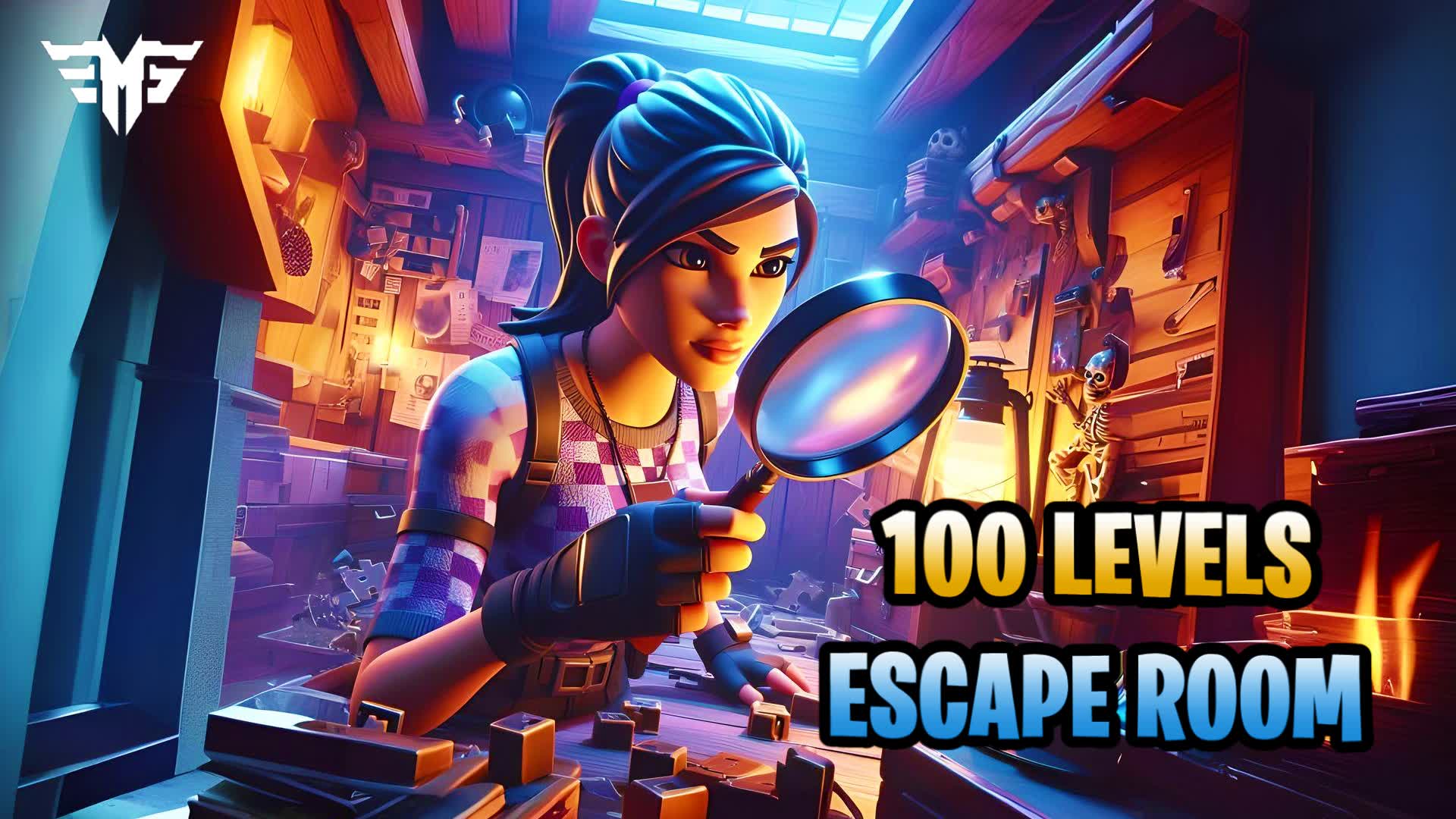 100 LVL ESCAPE ROOM [ emg ] – Fortnite Creative Map Code