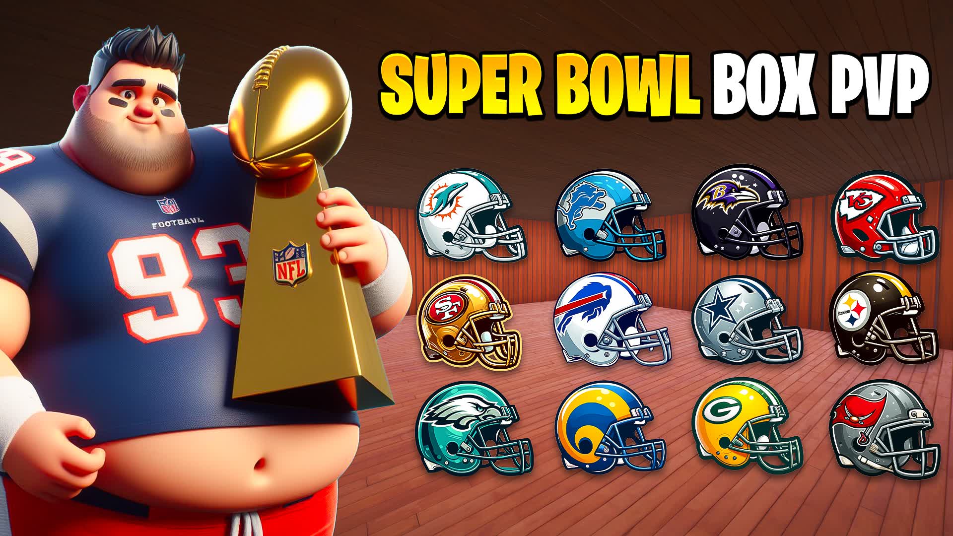 🏈 Super Bowl Boxfights📦 [ xero_fn ] – Fortnite Creative Map Code