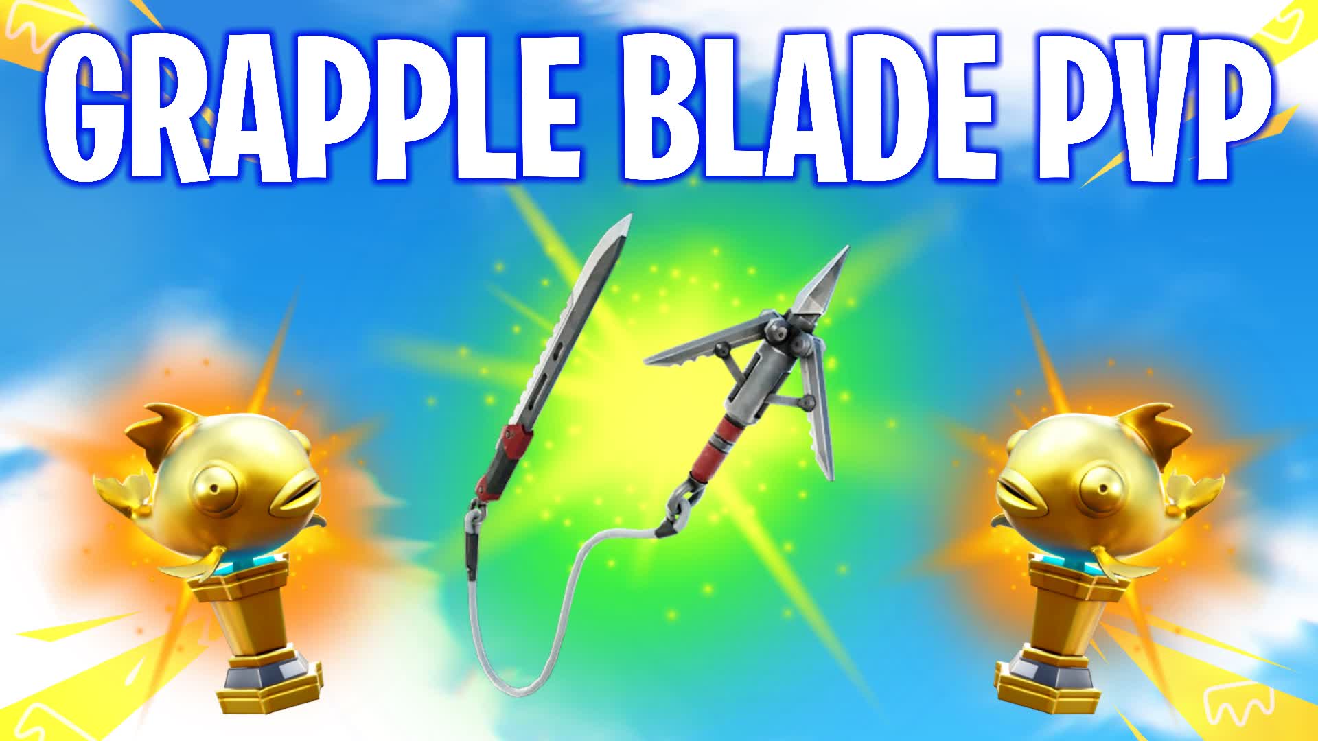 🗡️ GRAPPLE ATTACK! ZONE WARS 🎣 [ kirious ] – Fortnite Creative Map Code