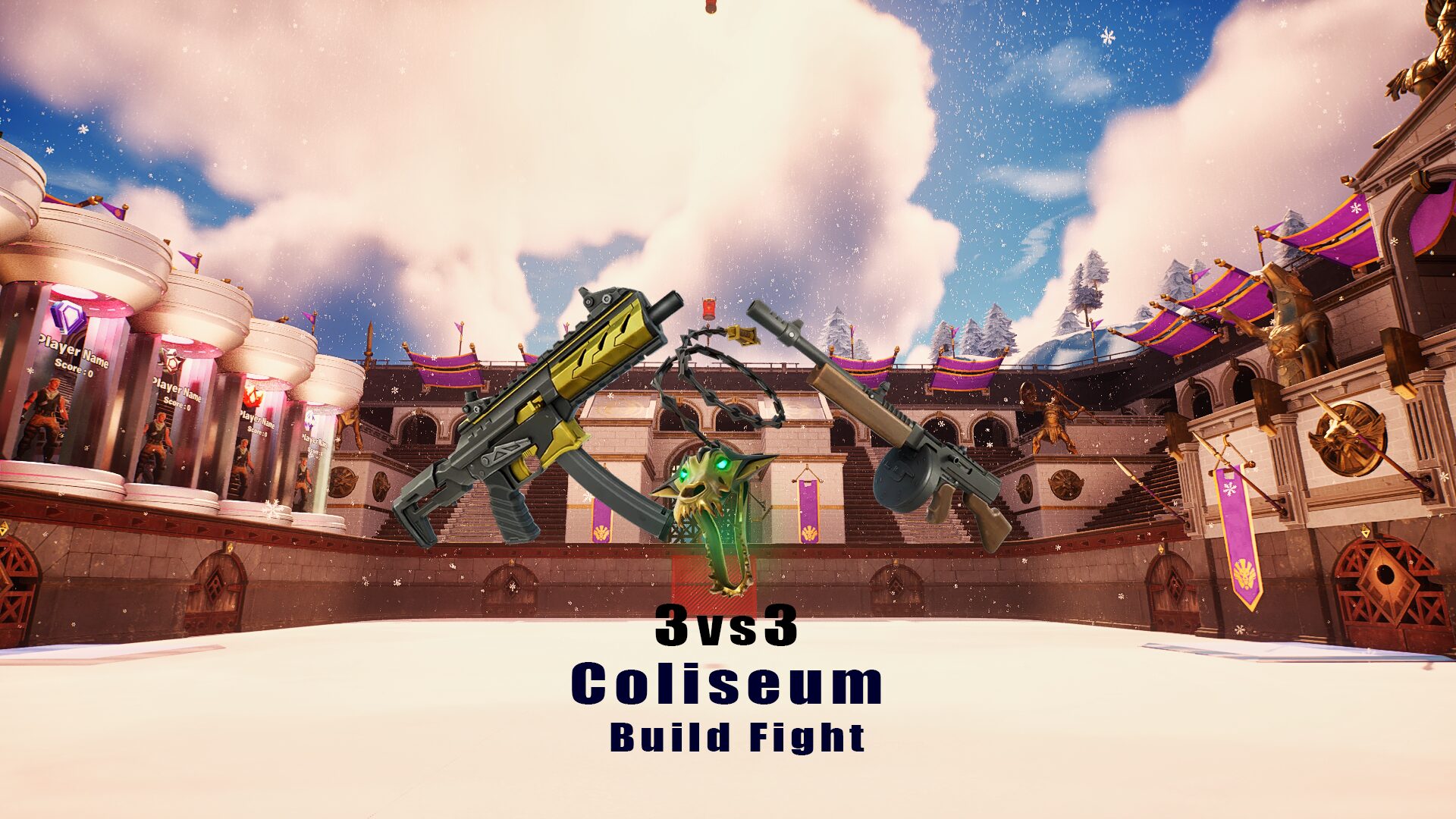 🎖3 VS 3 COLOSSEUM BUILD FIGHT🎖 [ chamiseul ] – Fortnite Creative Map Code