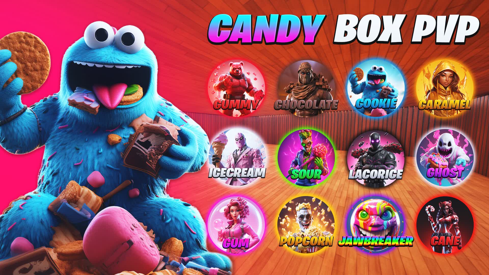 🍭CANDY BOX PVP📦 ULTIMATE💯 [ novahtv ] – Fortnite Creative Map Code