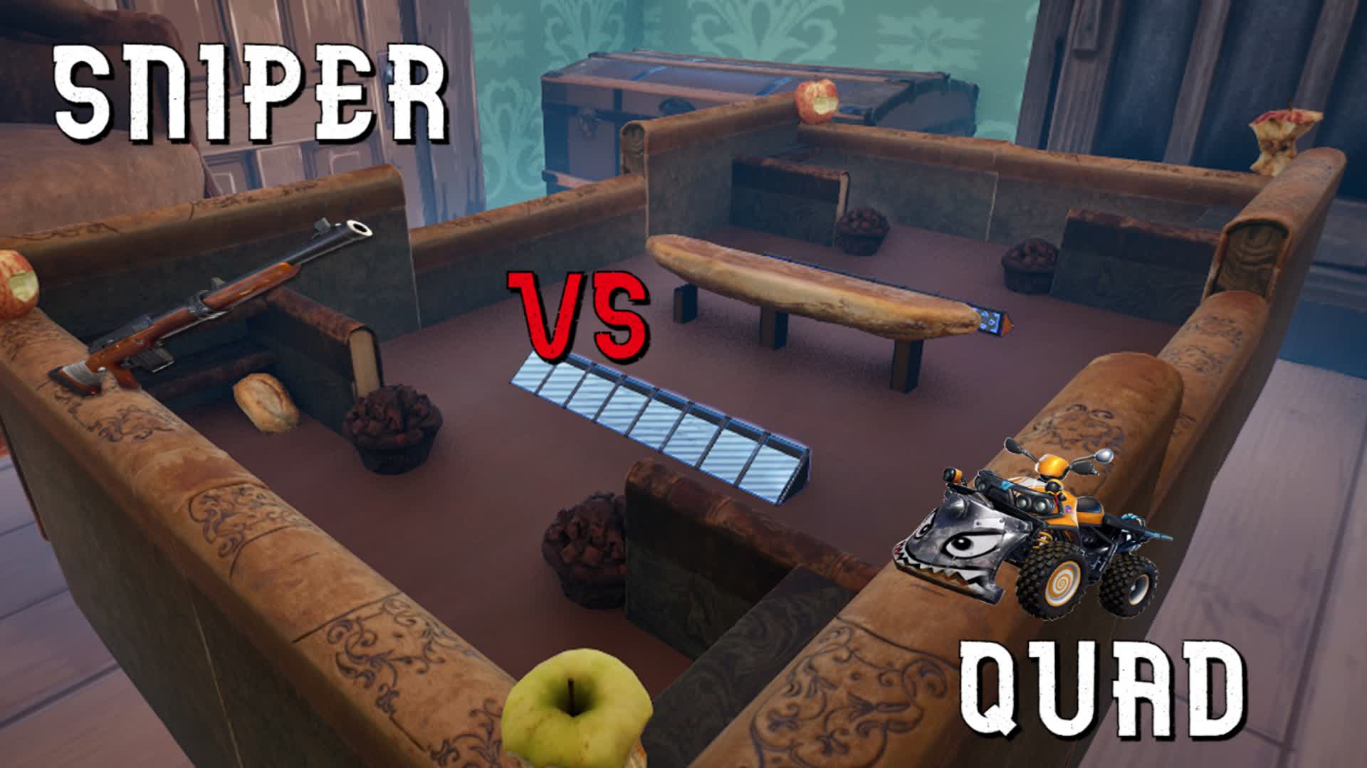SNIPER vs QUAD [ lktv ] – Fortnite Creative Map Code