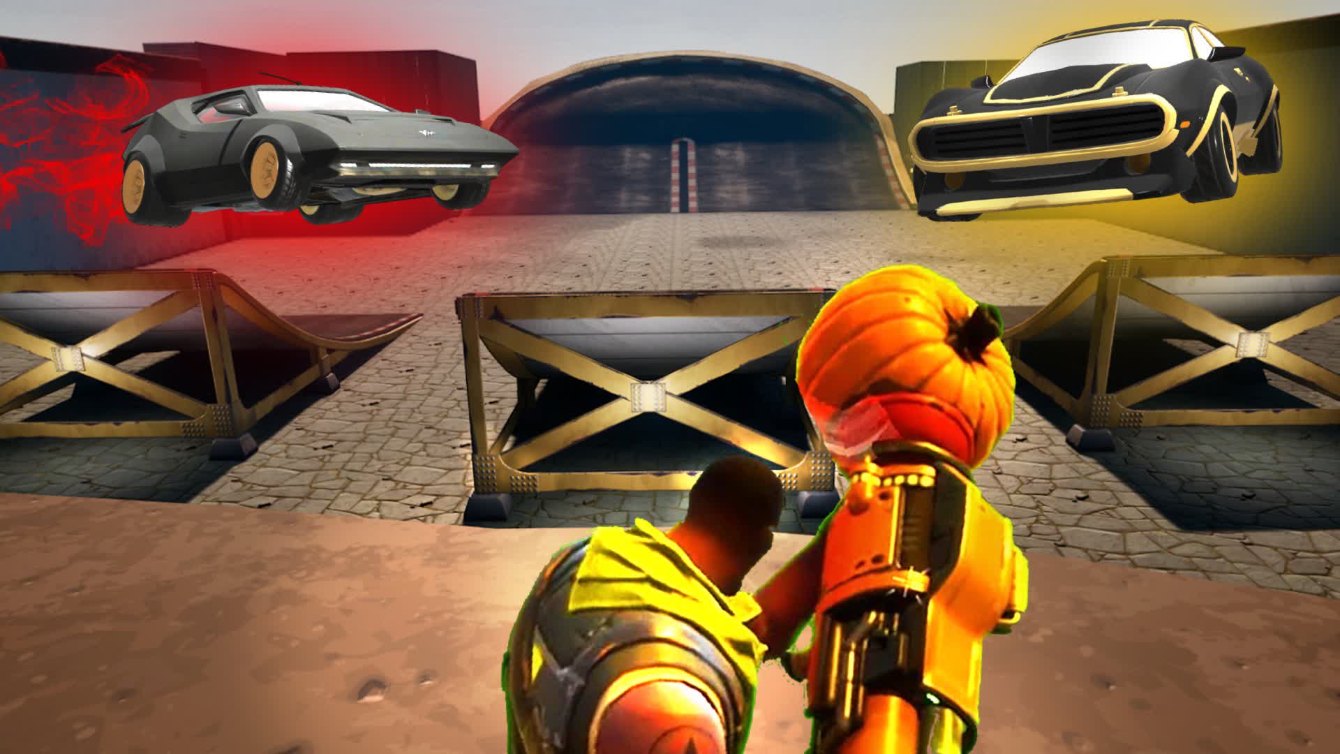 OFFROAD CARS VS ROCKETS V1 [ el3ktro ] – Fortnite Creative Map Code