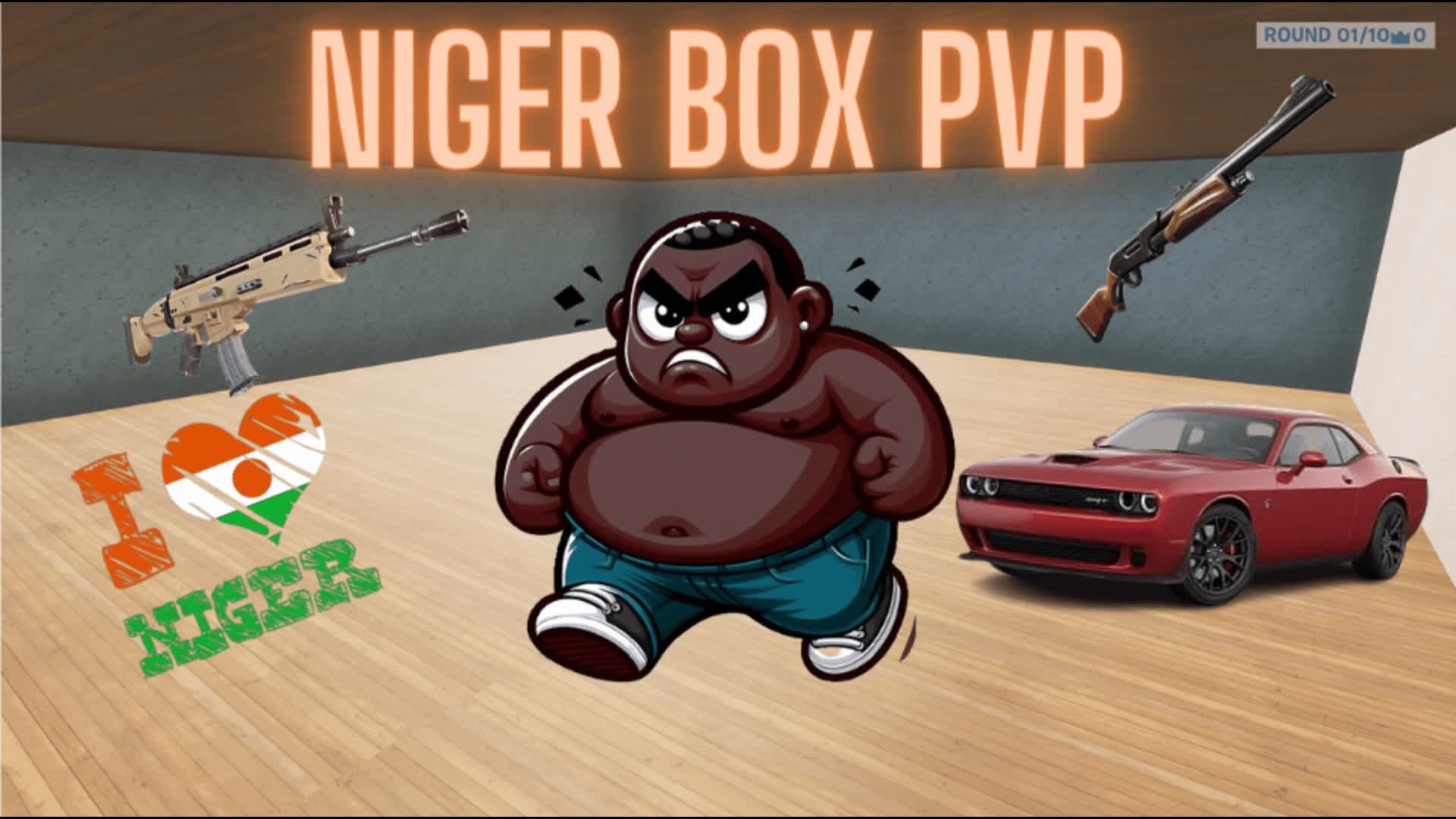 NIGER BOX PVP! [ andermattmike ] – Fortnite Creative Map Code