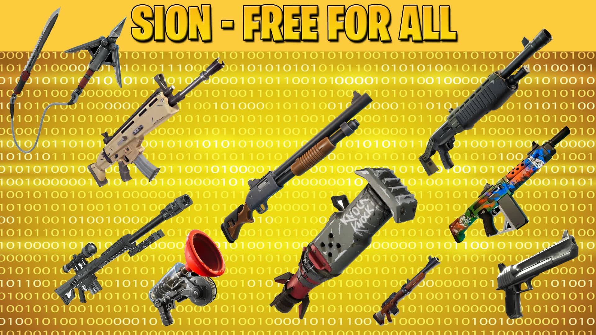 SION - FREE FOR ALL [ dextfn ] – Fortnite Creative Map Code