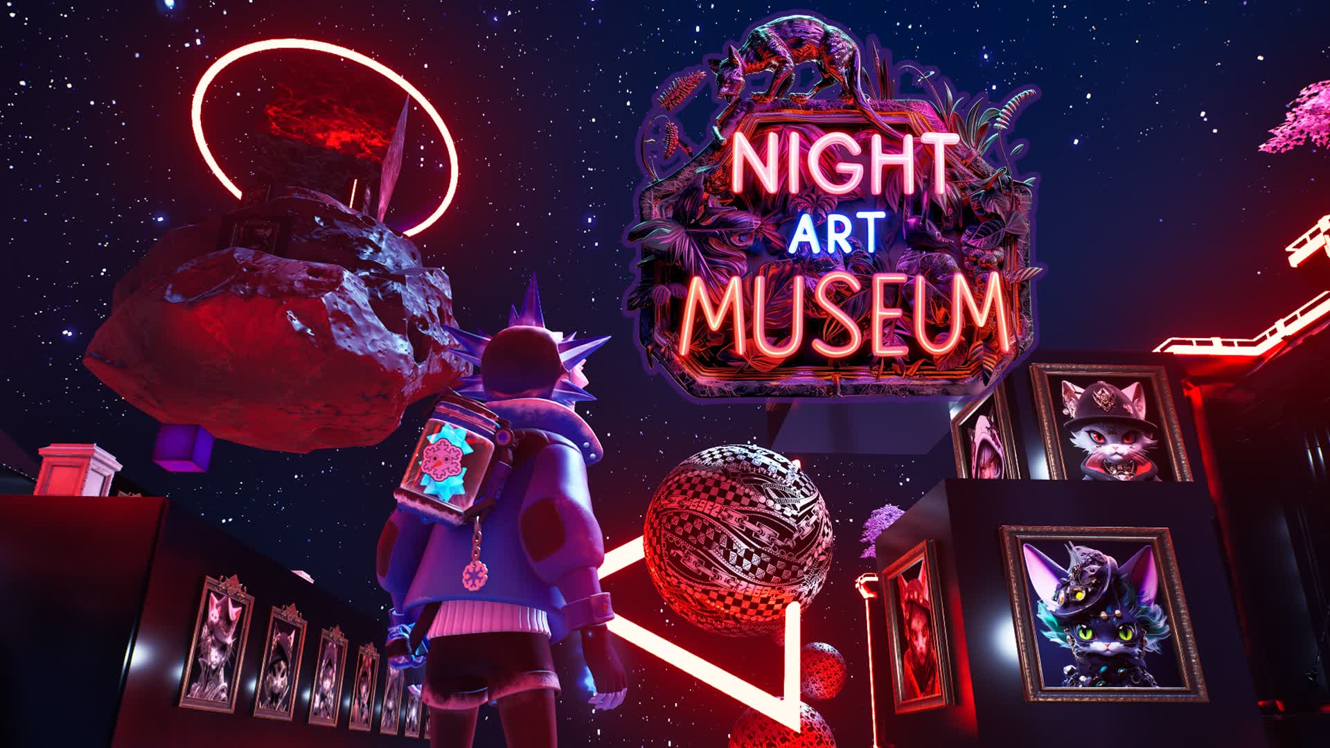 NIGHT ART MUSEUM [ ycnm-369 ] – Fortnite Creative Map Code