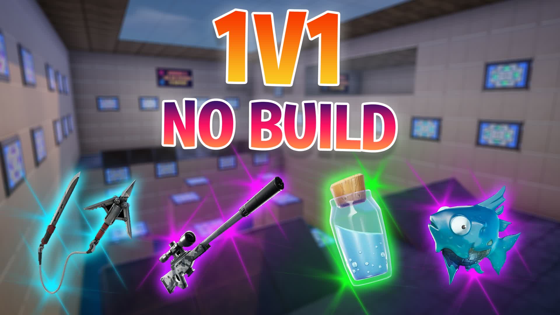 GRAPPLE BLADE SNIPER 1V1 - NO BUILD [ ad3pt ] – Fortnite Creative Map Code