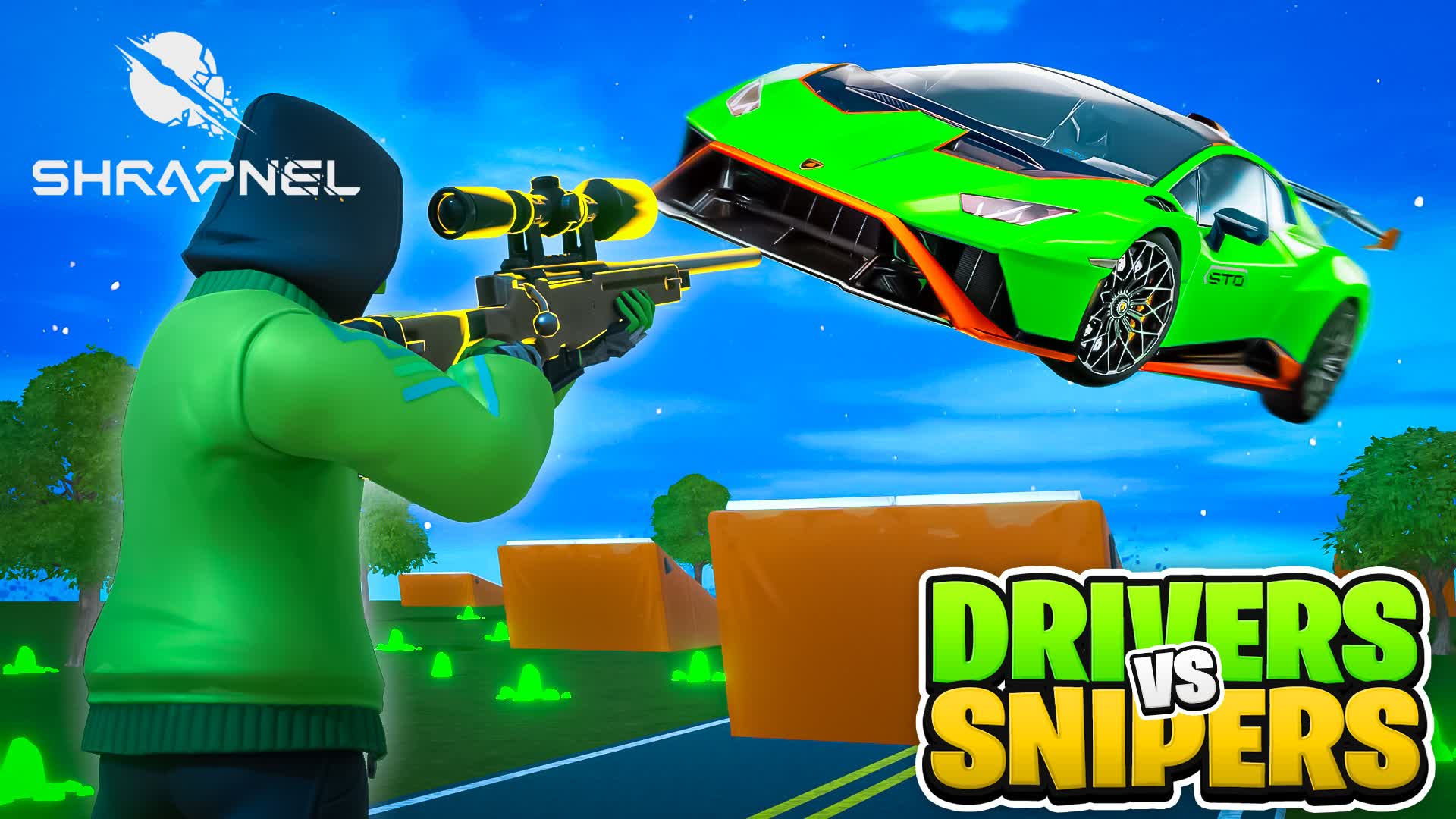 Drivers Vs Snipers [ scalingstudios ] – Fortnite Creative Map Code