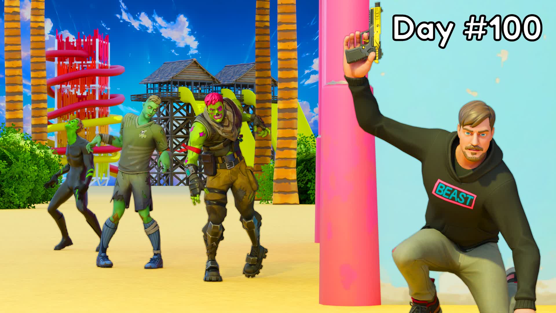 100 DAYS ON BIG ISLAND🏖️ [ karasea ] – Fortnite Creative Map Code