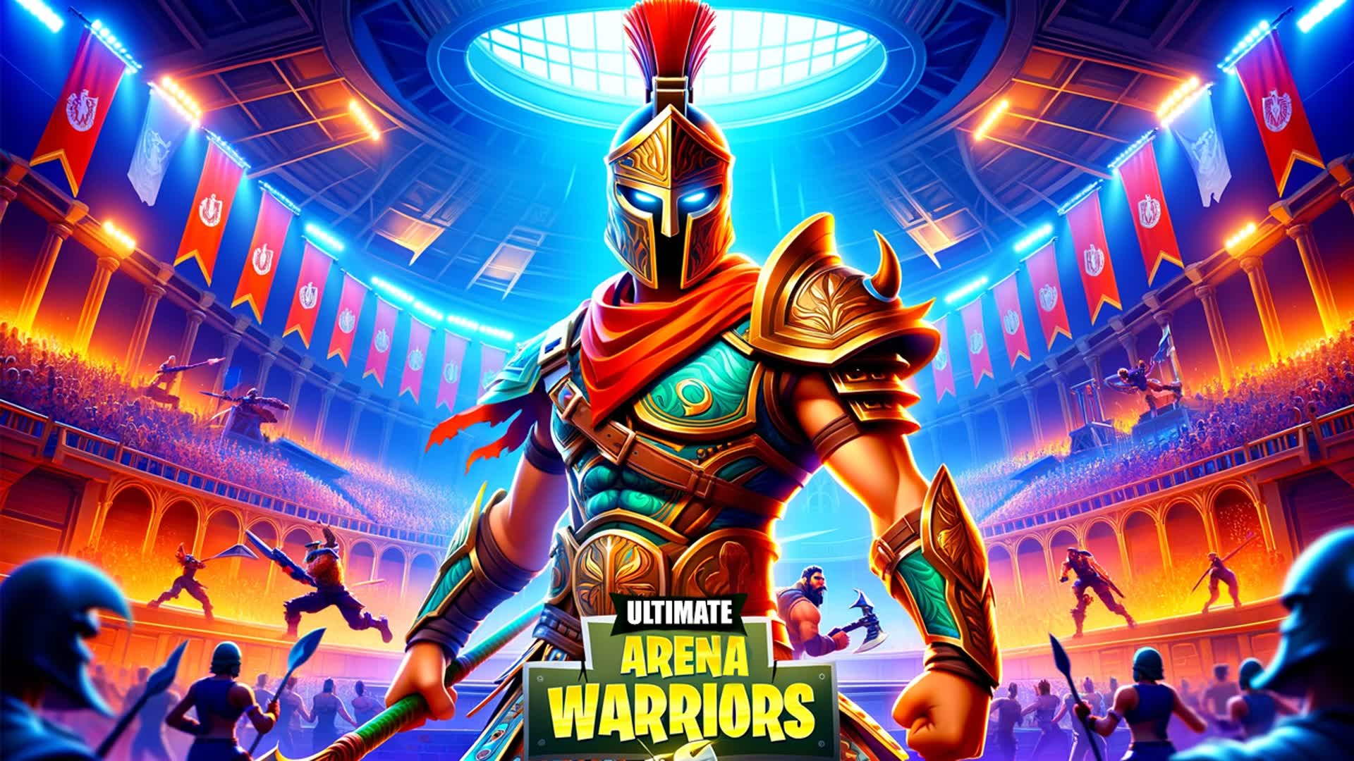 Ultimate Arena Warriors [ hephaestus ] – Fortnite Creative Map Code