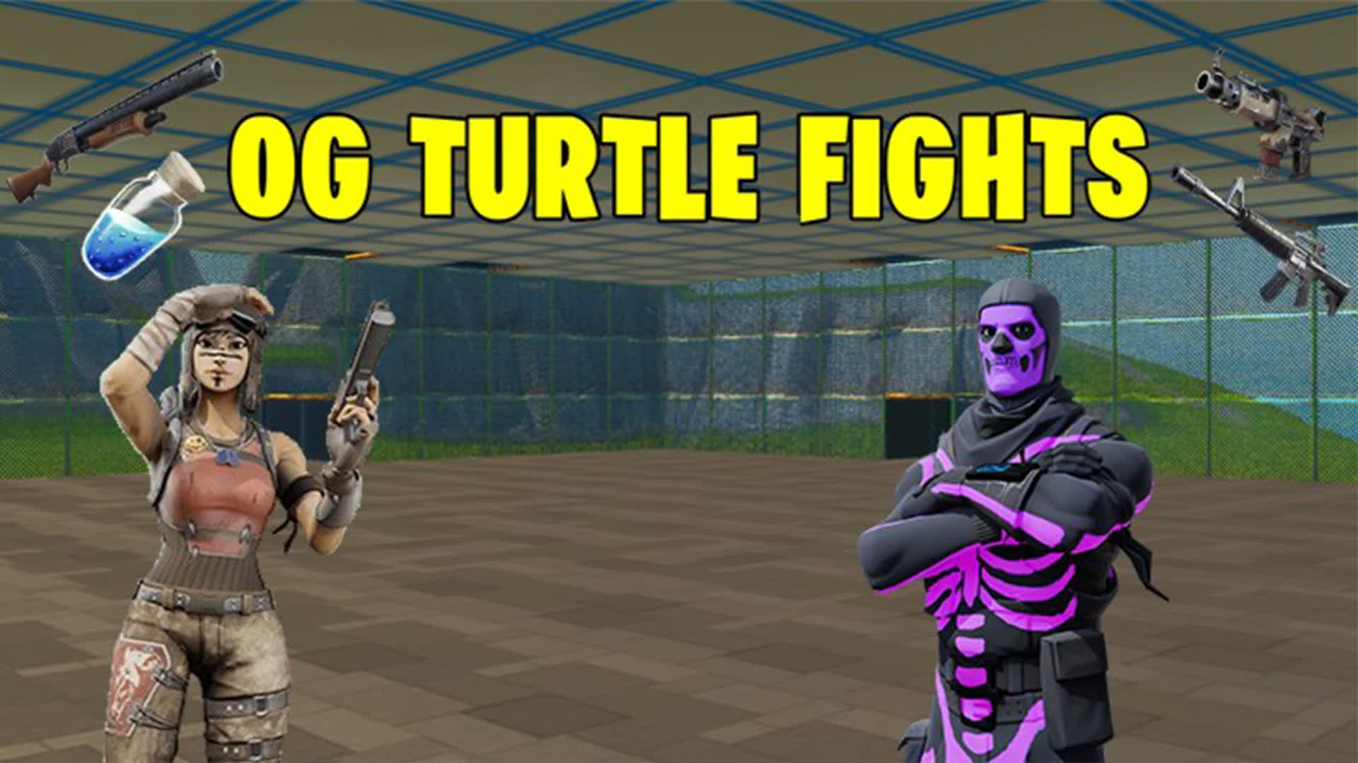 OG Turtle Fights [ timmy306 ] – Fortnite Creative Map Code