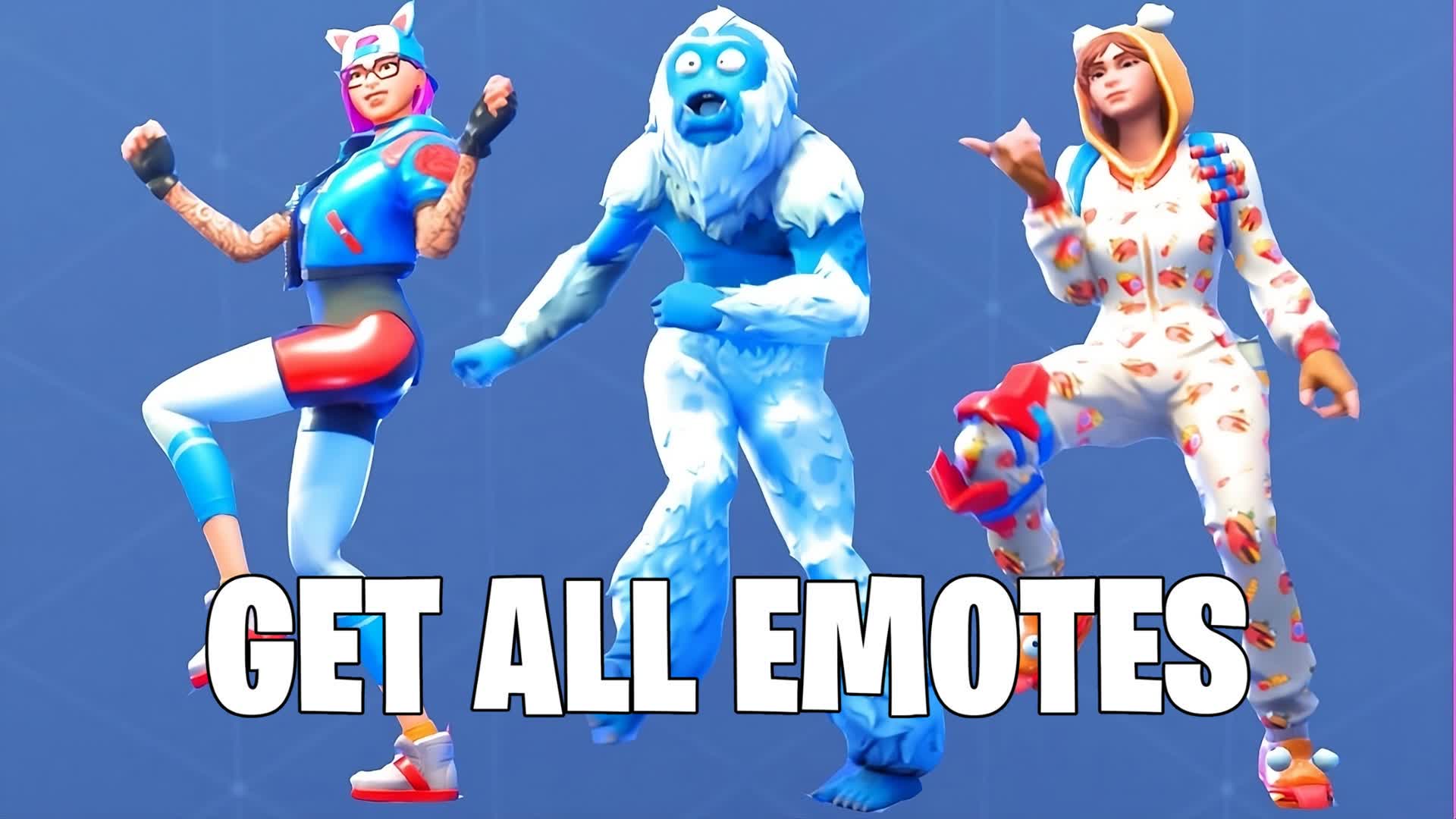 GET ALL EMOTES [ dedezinho ] – Fortnite Creative Map Code