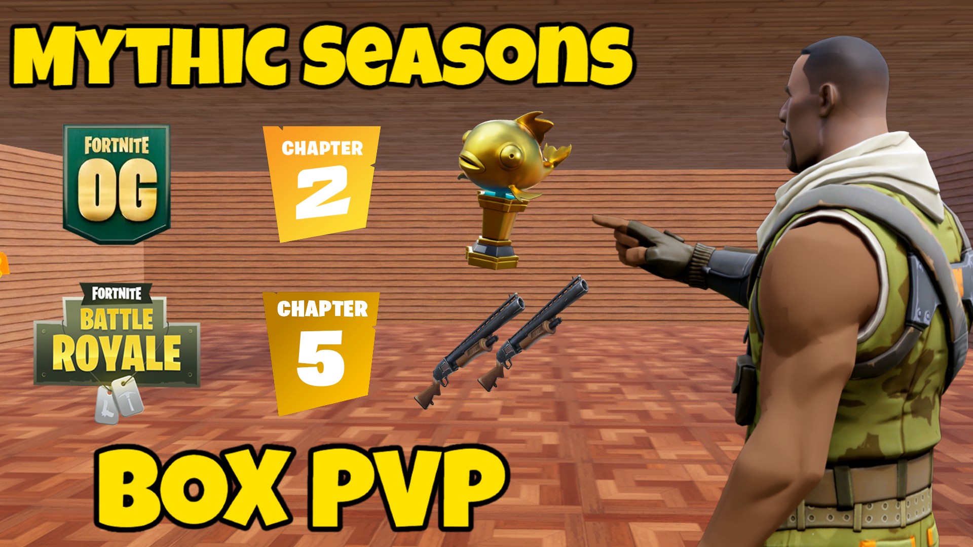 Mythic Seasons Box PVP📦 [ teamdta ] – Fortnite Creative Map Code