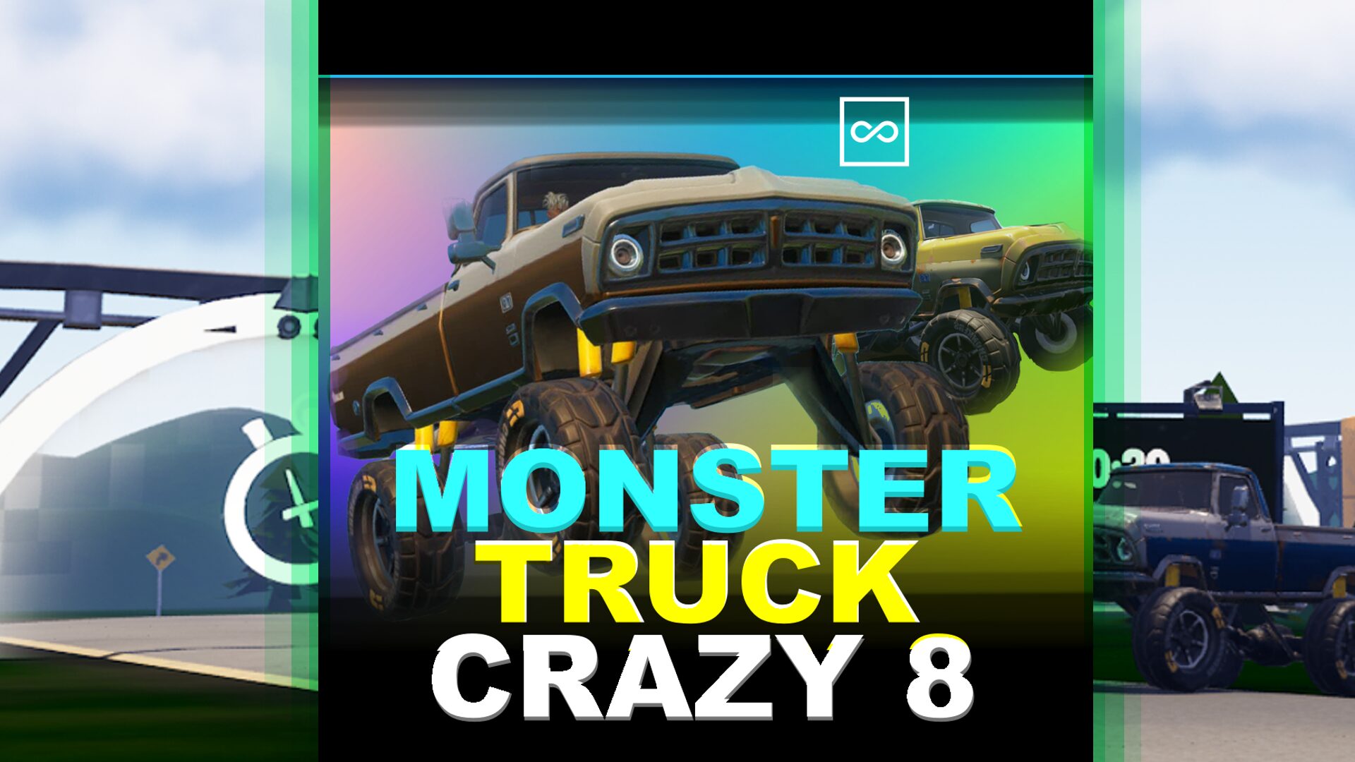 Crazy Wrecked Monster Truck Figure 8 [ shawk ] – Fortnite Creative Map Code