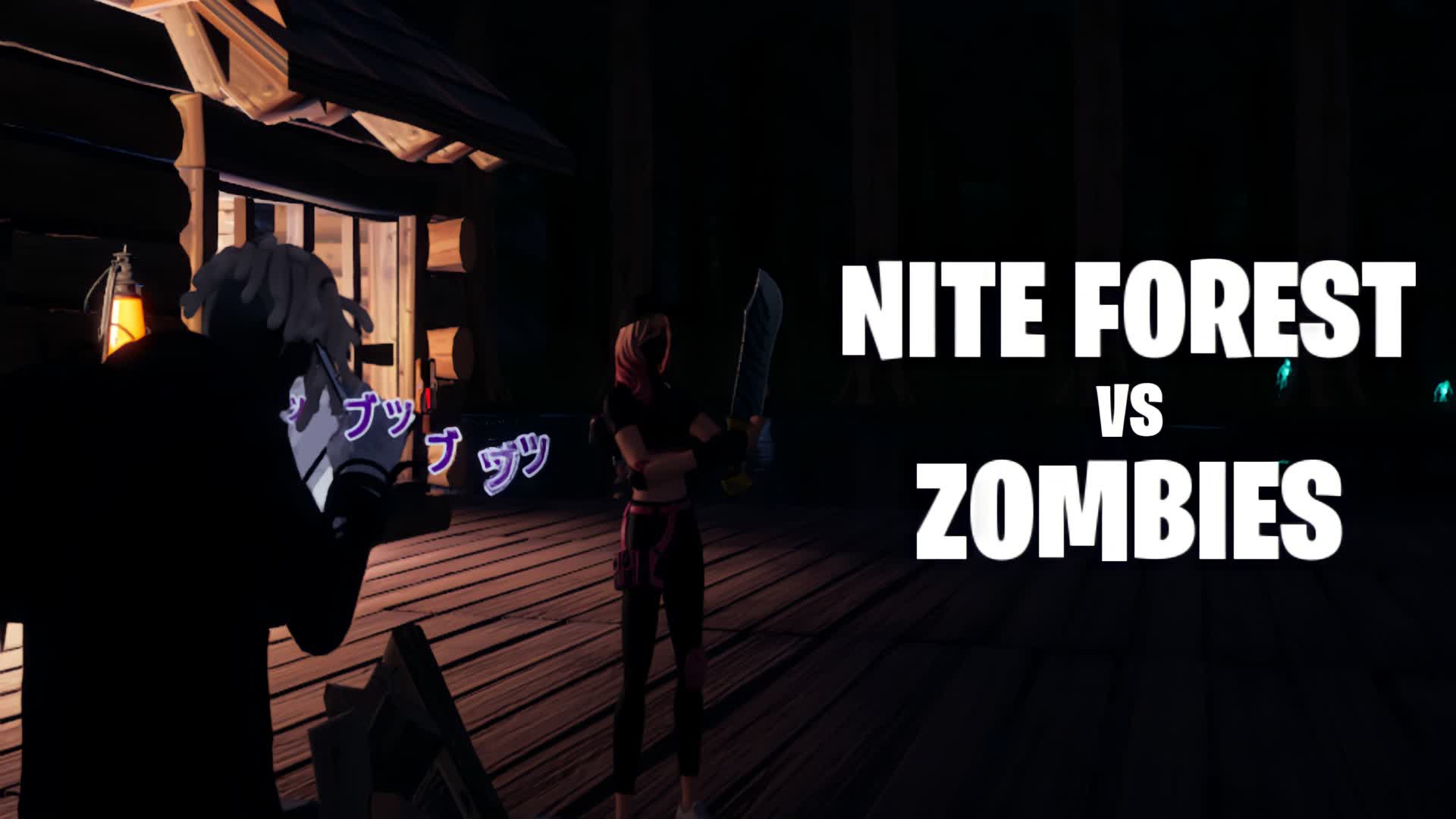 NITE FOREST VS ZOMBIES [ xenru ] – Fortnite Creative Map Code