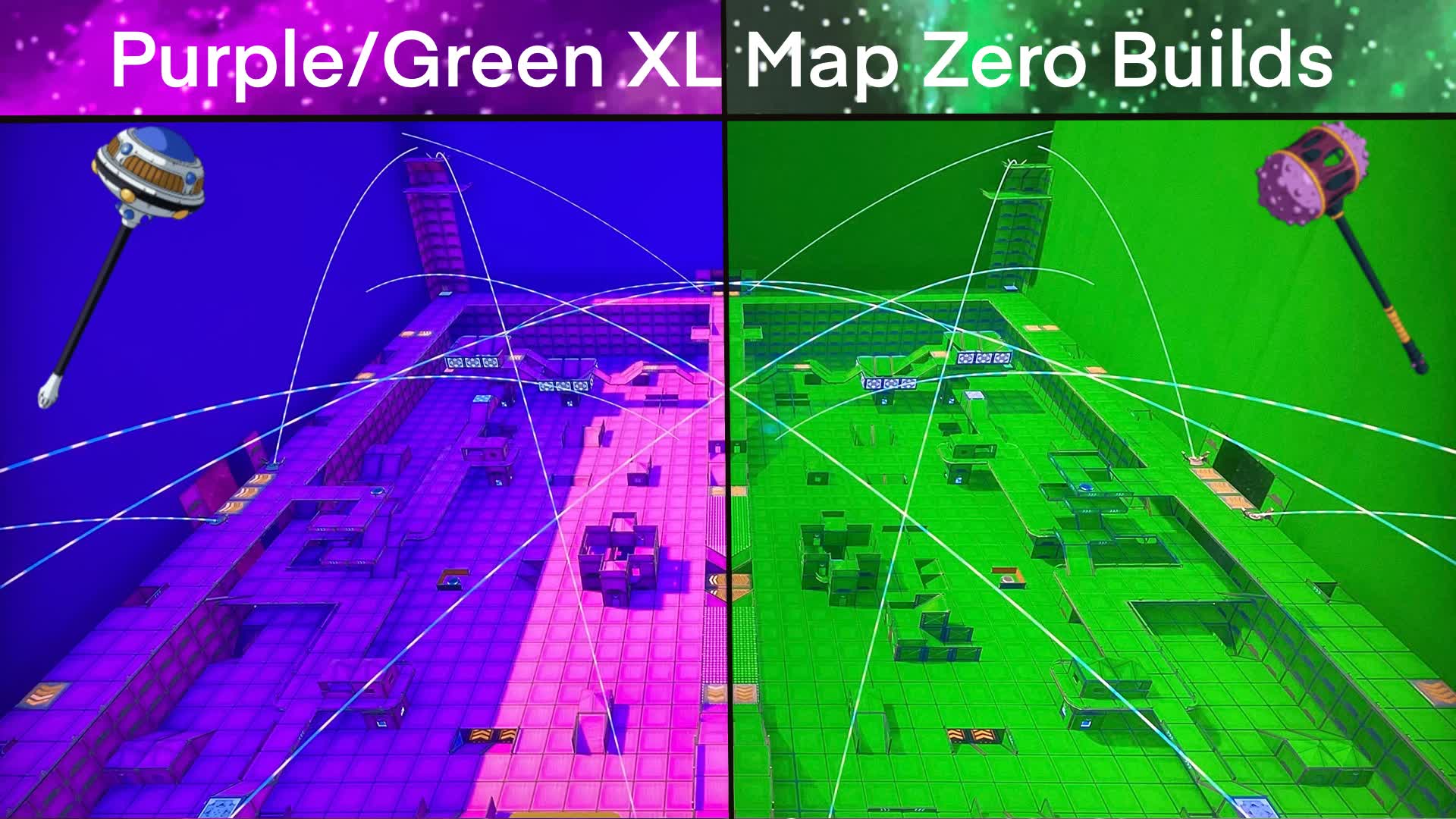 Purple / Green XL Map Zero Builds [ wizcollect ] – Fortnite Creative ...
