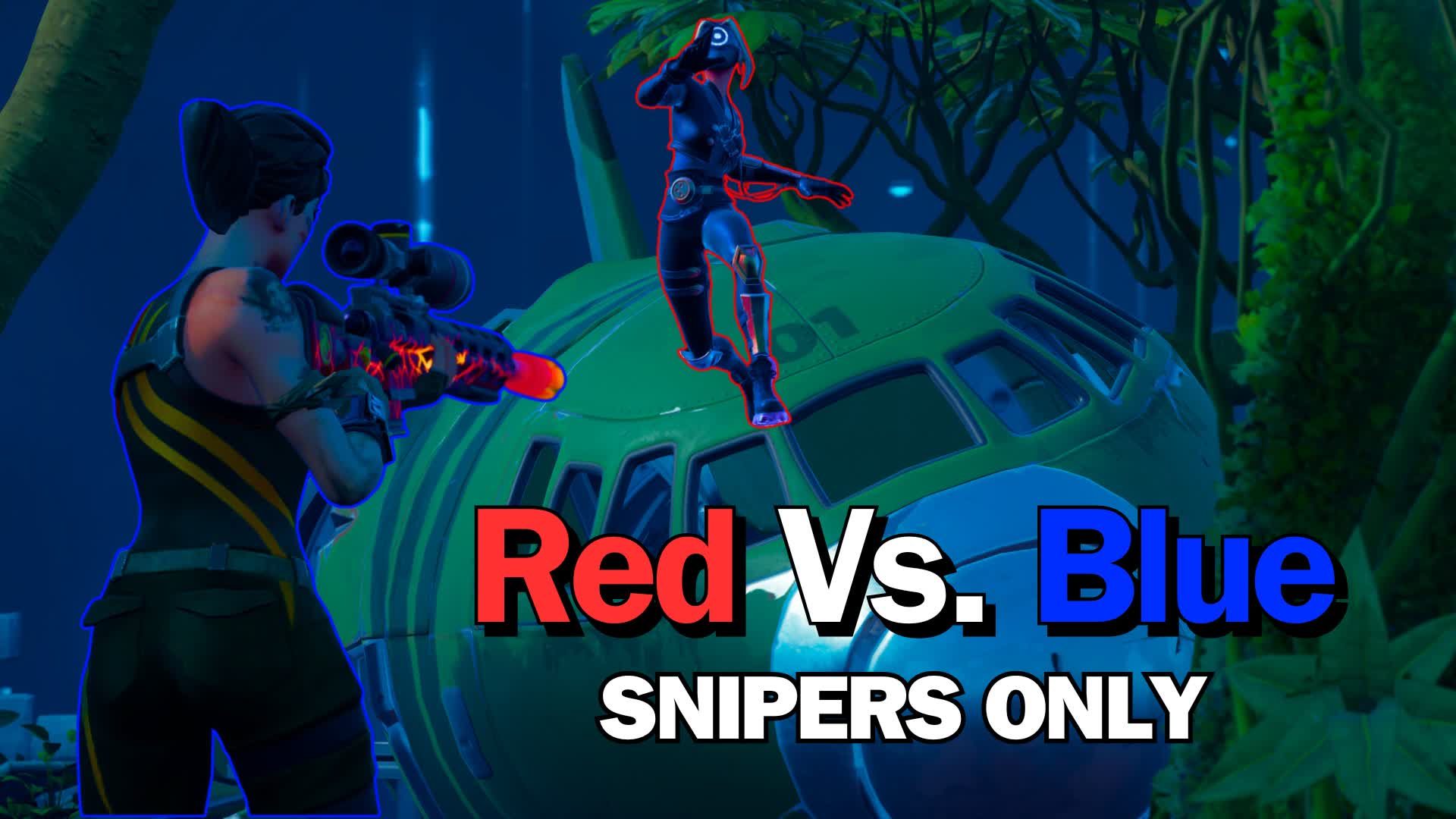 Red Versus Blue Snipers ONLY (TDM) [ idkgang ] – Fortnite Creative Map Code