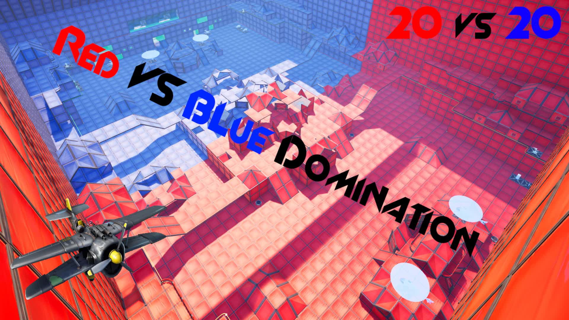 Red vs Blue Domination [ kuldan ] – Fortnite Creative Map Code