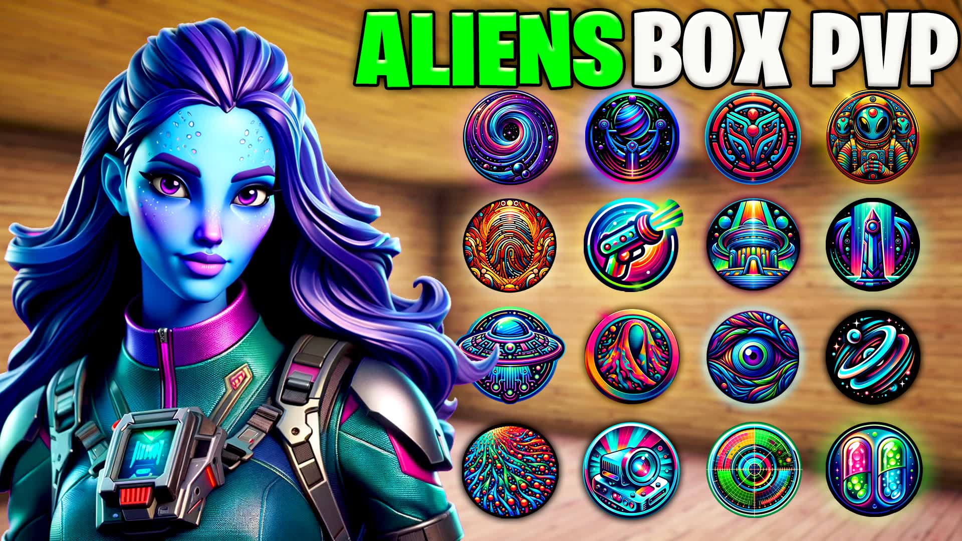 👽ALIENS BOX PVP📦 [ viper9 ] – Fortnite Creative Map Code