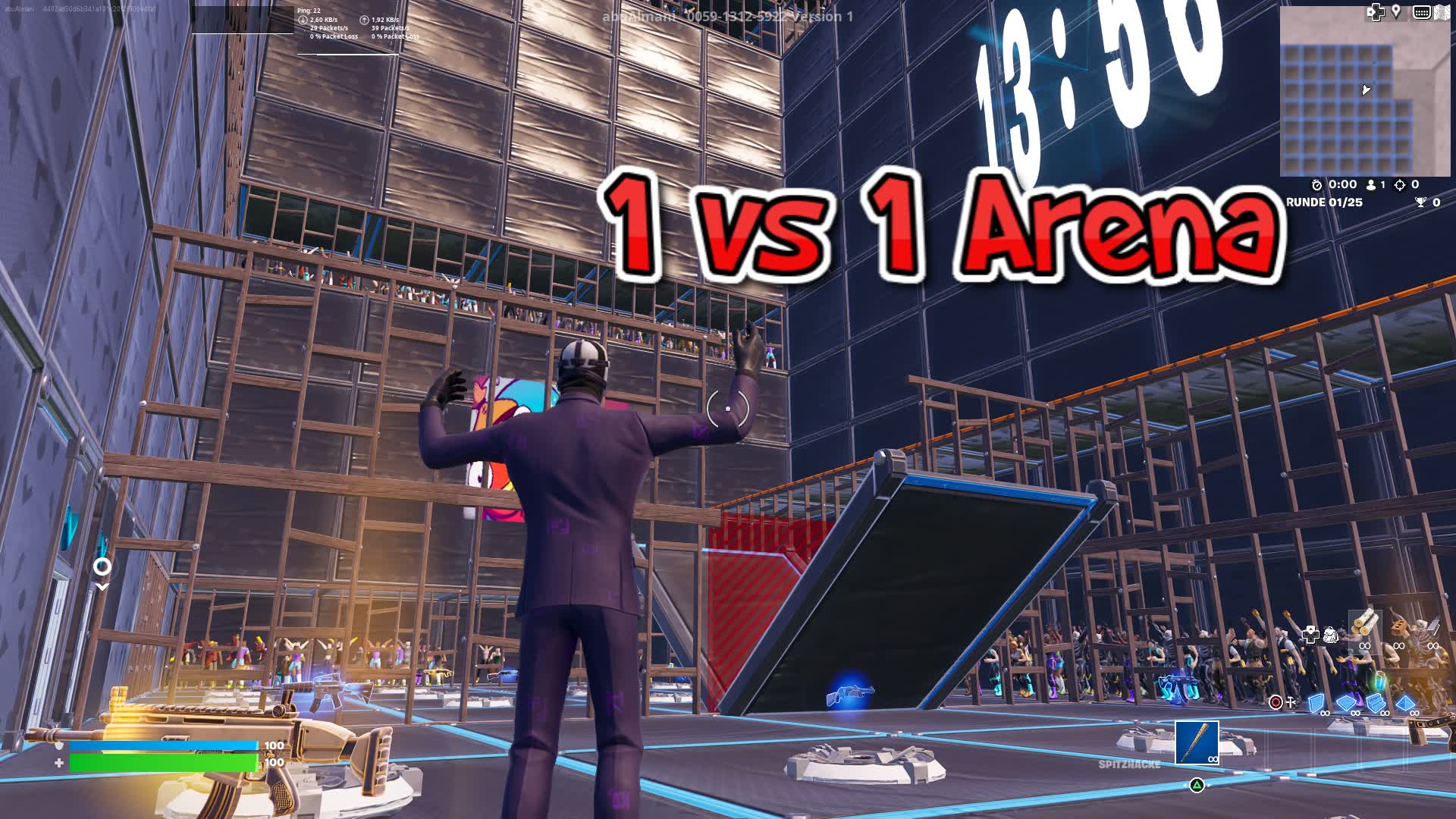 1 vs 1 Arena [ raider030 ] – Fortnite Creative Map Code