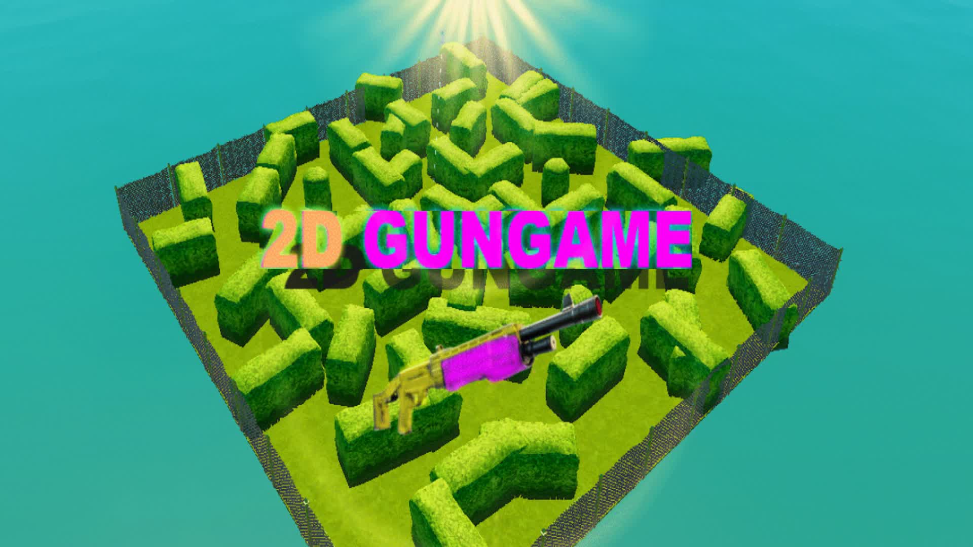 2D GUN GAME 🔫 [ pluhmoz ] – Fortnite Creative Map Code