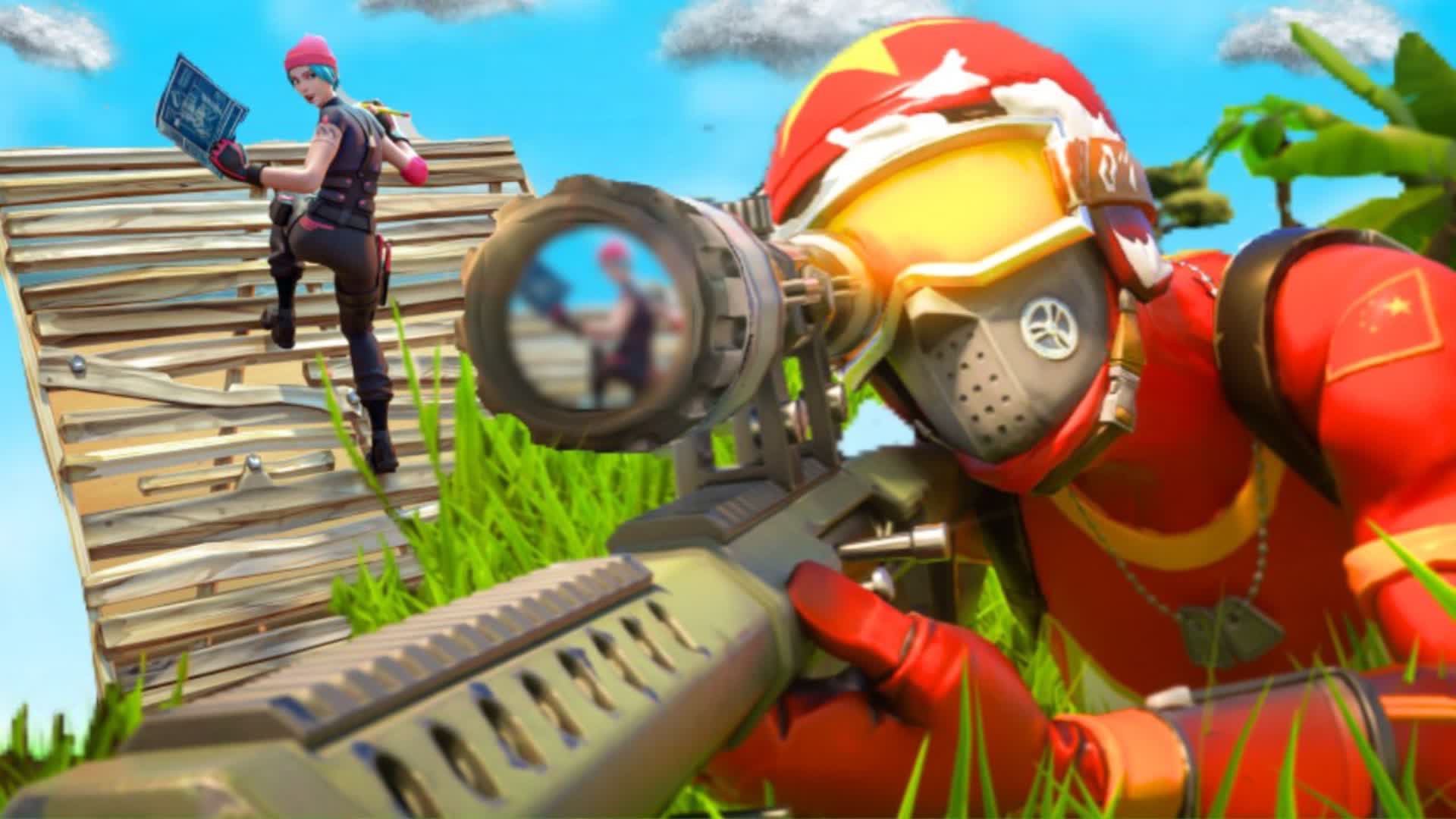 1V1 SNIPER BUILD FIGHT [ sergamerz ] – Fortnite Creative Map Code