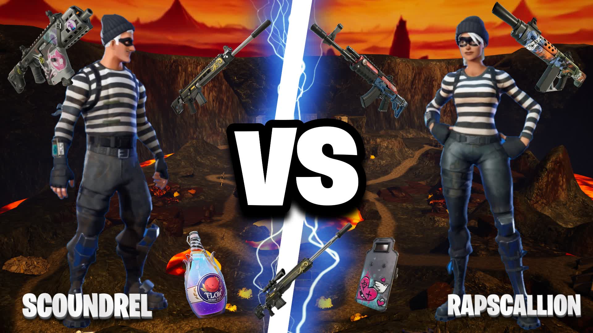 SCOUNDREL VS RAPSCALLION [ dangermouse79 ] – Fortnite Creative Map Code