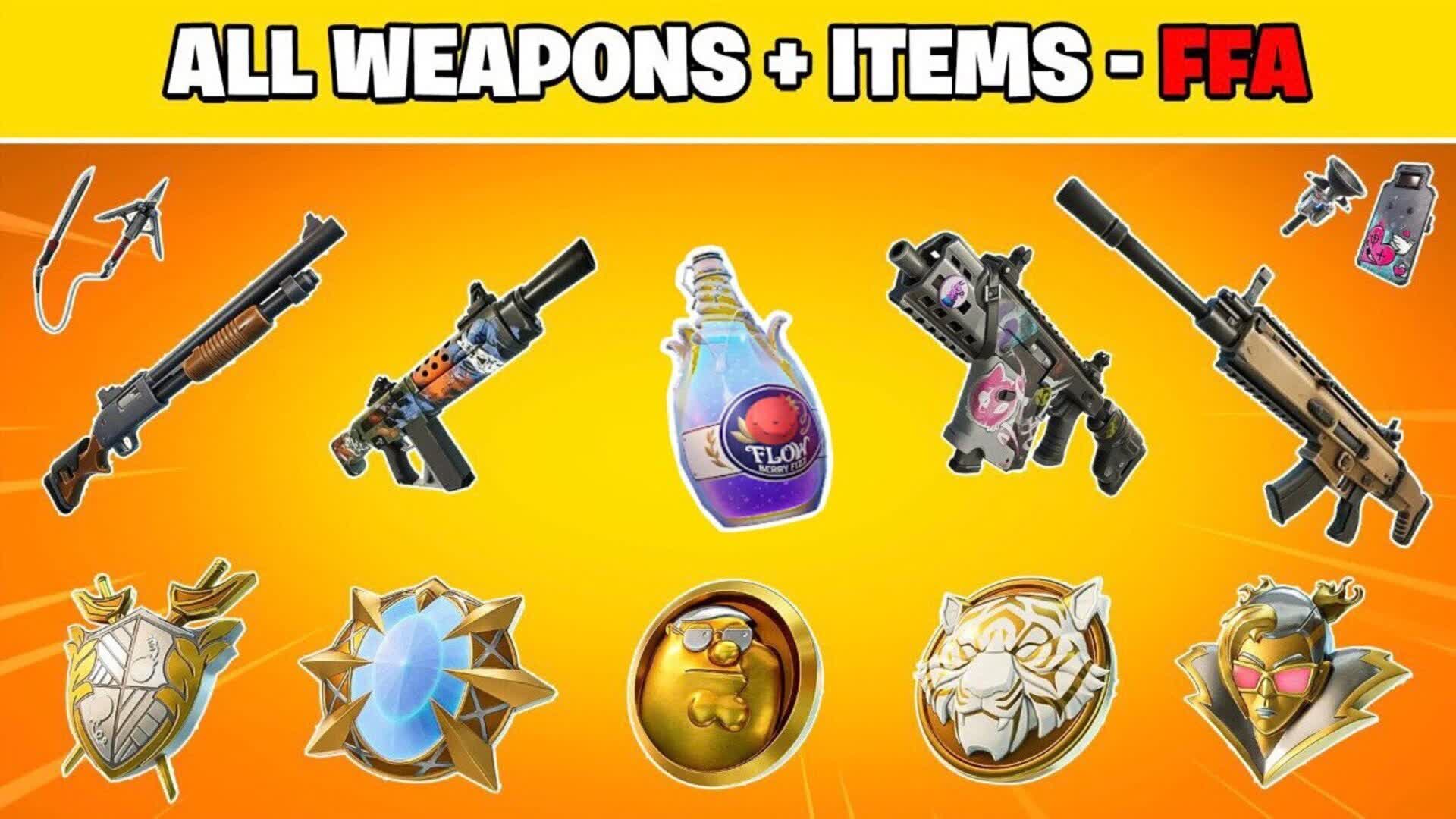 🔥CHAPTER 5 FFA + ALL WEAPONS [ vectflow ] – Fortnite Creative Map Code