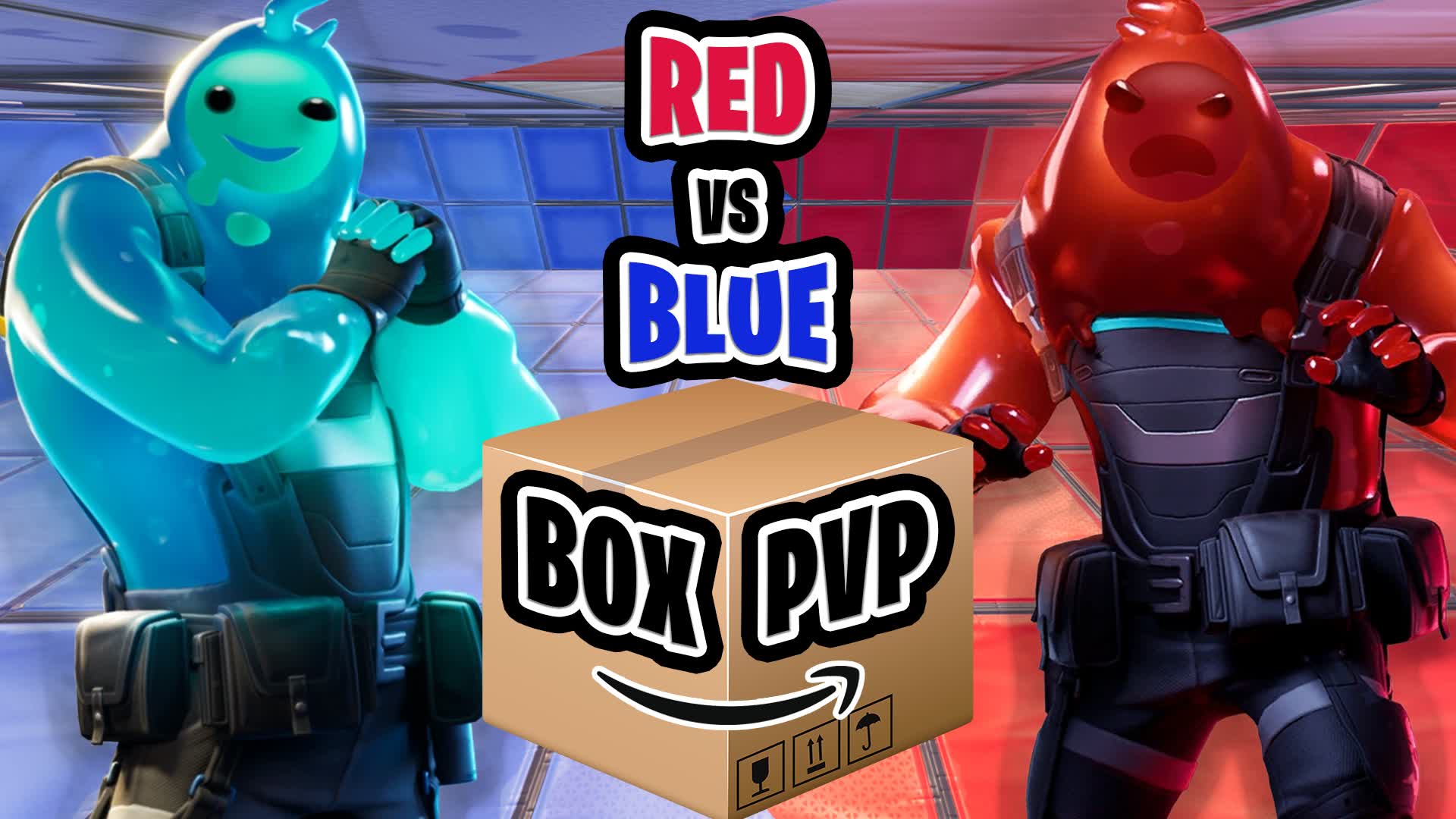 Red VS Blue BOX PVP [ upgradefn ] – Fortnite Creative Map Code