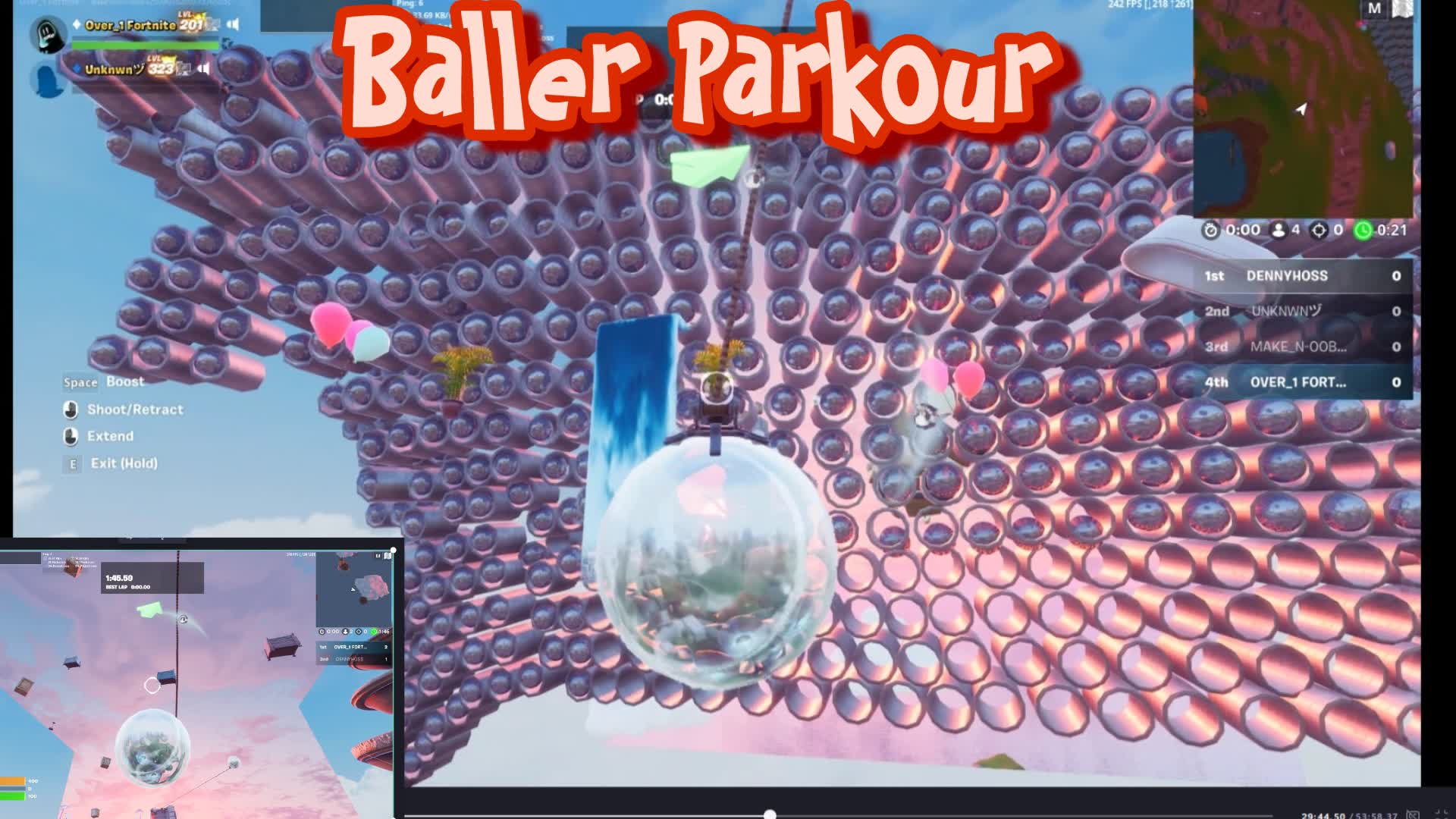 Baller Parkour [ over_1 ] – Fortnite Creative Map Code