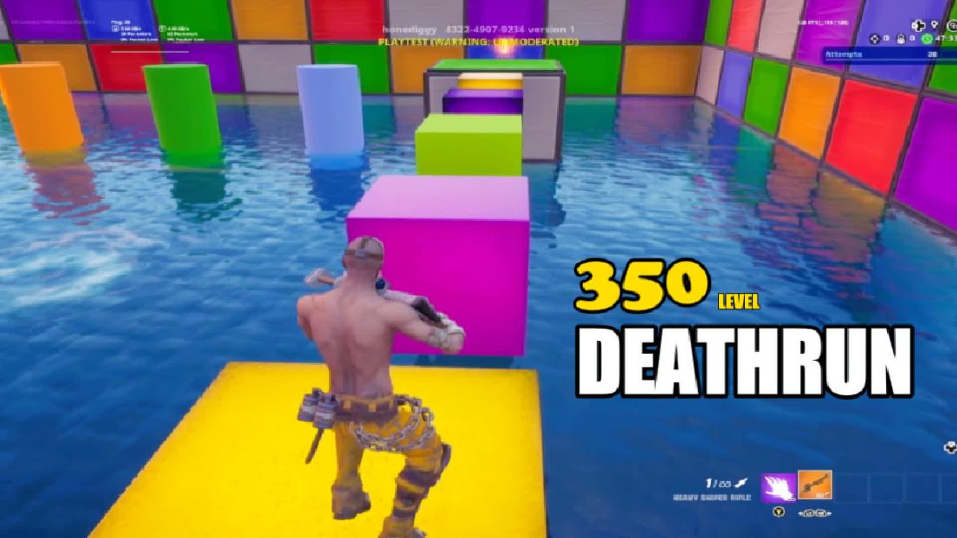 350 Level Deathrun [ honediggy ] – Fortnite Creative Map Code