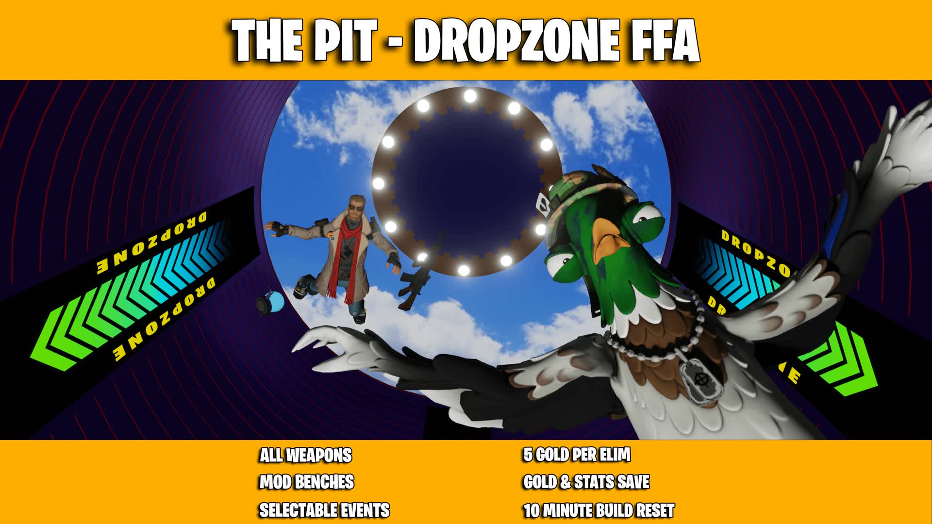 The Pit -Dropzone FFA [ rhesusd_gamer ] – Fortnite Creative Map Code
