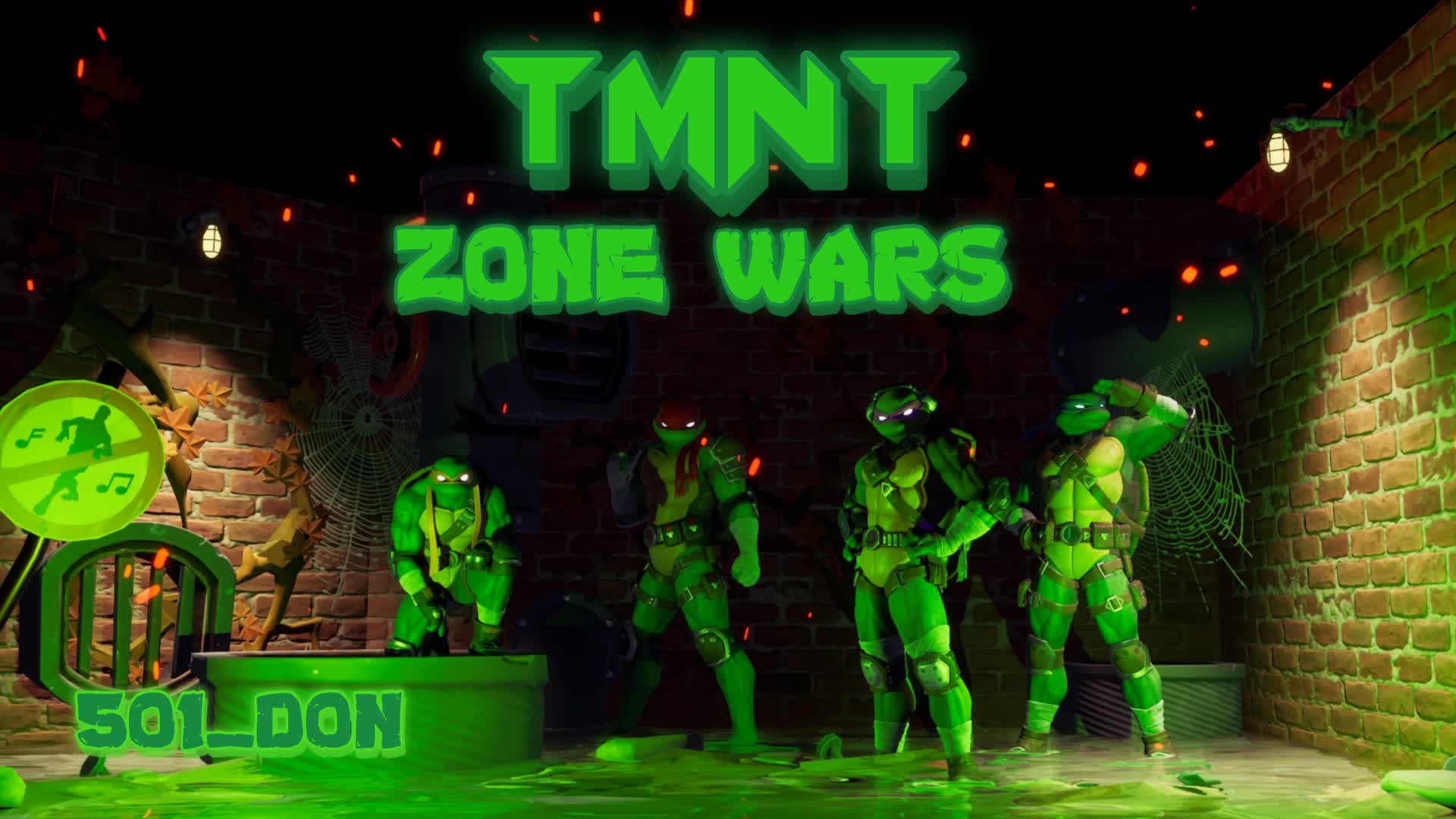 TMNT Zone wars [ 501_don ] – Fortnite Creative Map Code