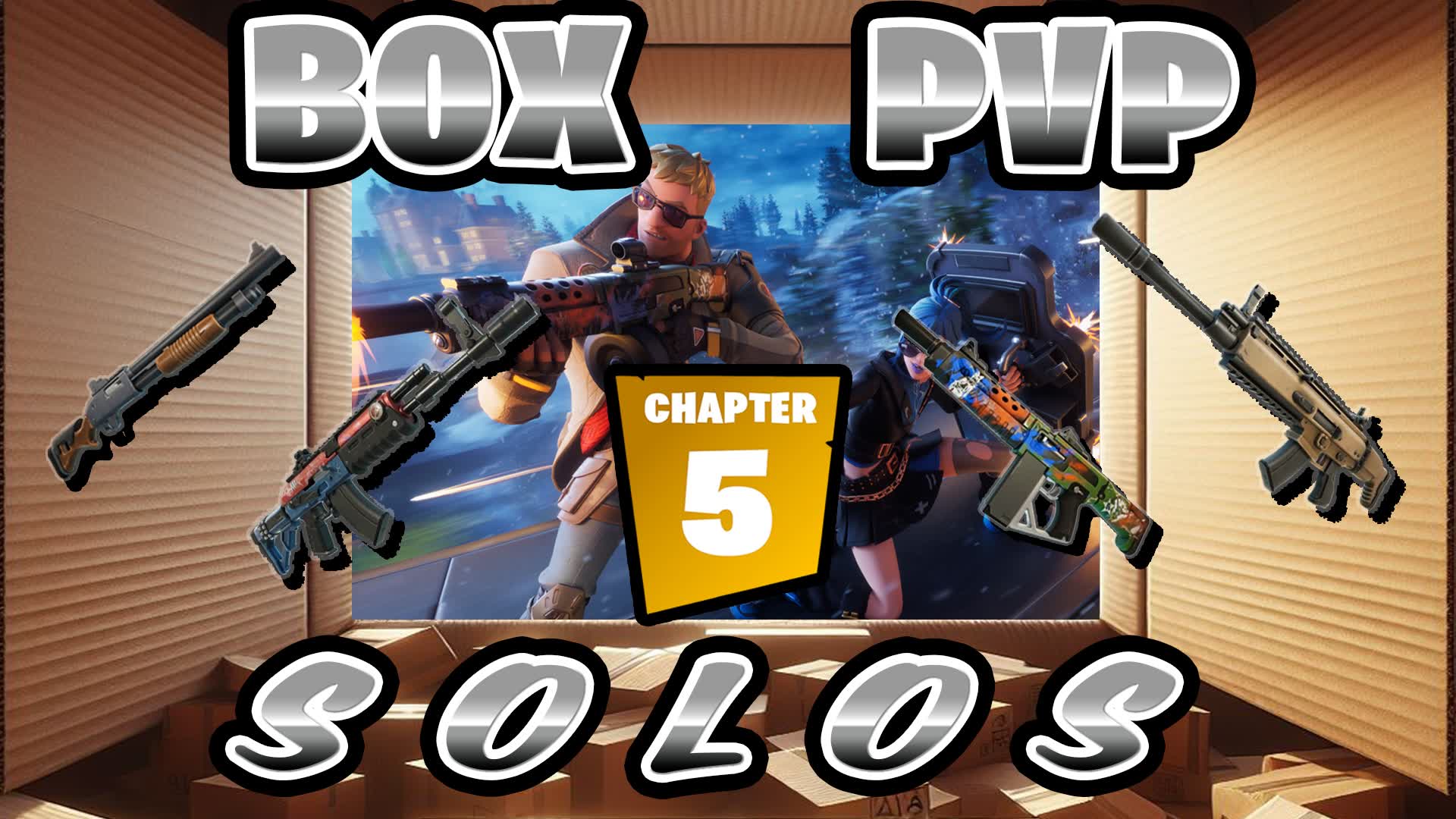 CHAPTER 5 BOX PVP [ upgradefn ] – Fortnite Creative Map Code