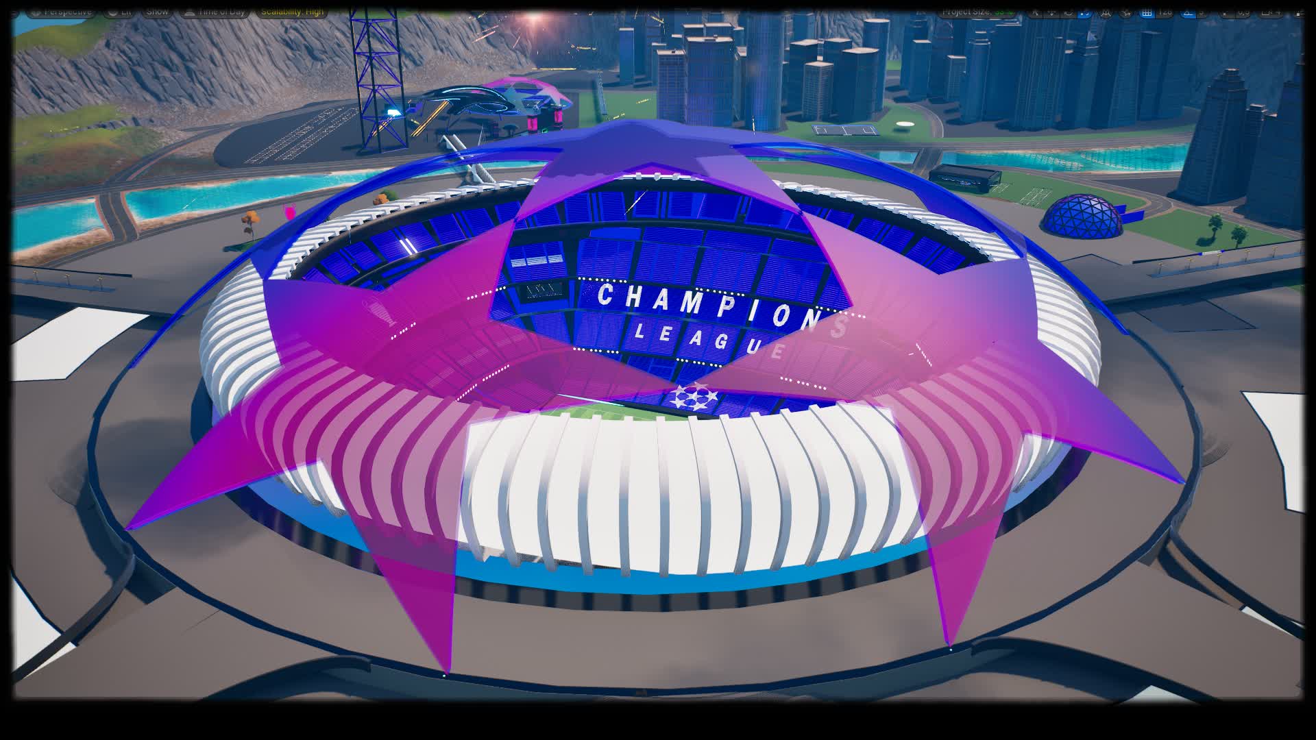 UCL Stadium (by POWA) [ powaktm ] – Fortnite Creative Map Code